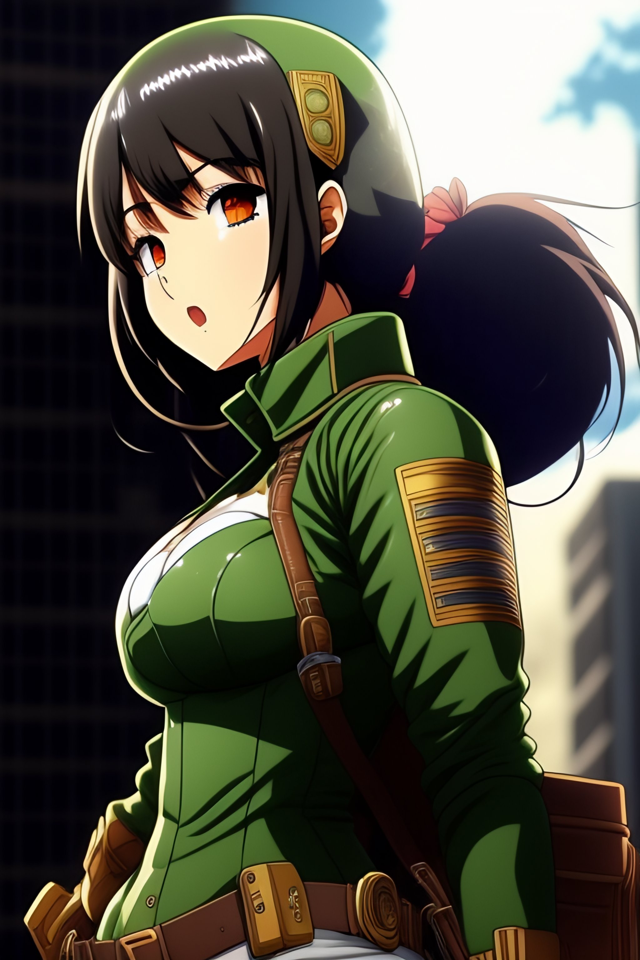Lexica - , fight, anime, attack on titan, woman, big, bobo fett