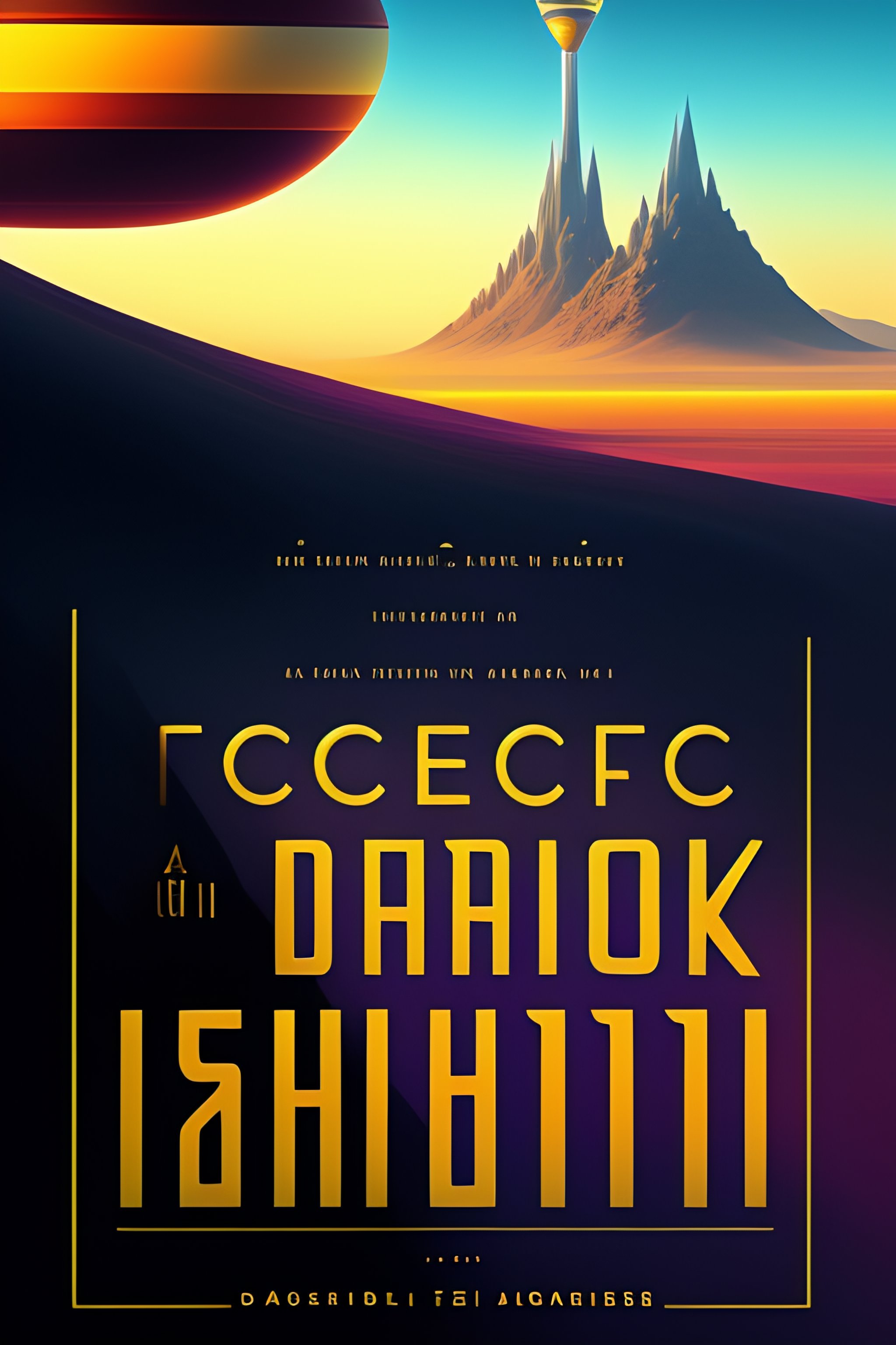 Lexica - Science fiction book cover