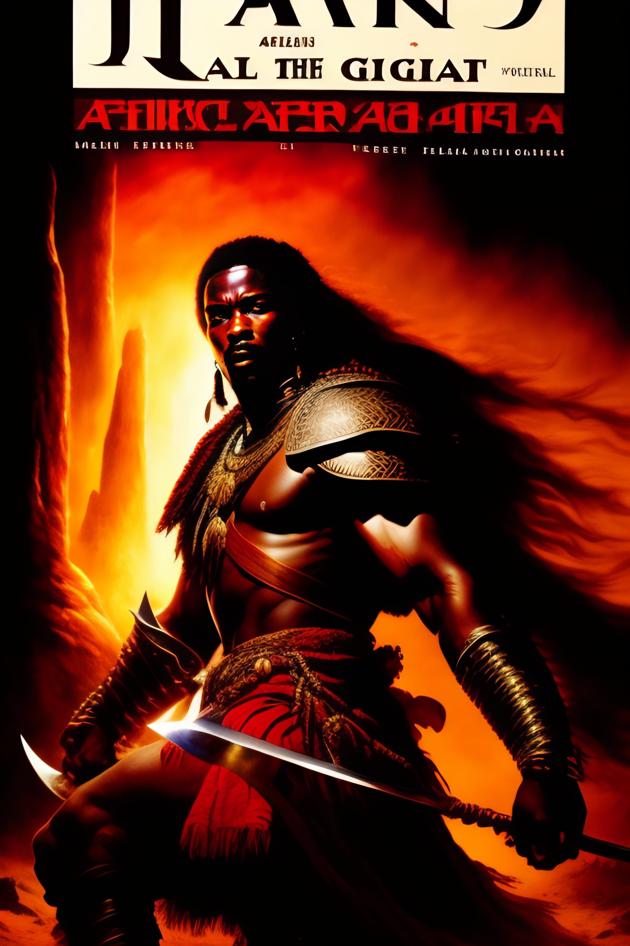 Lexica - The ancient African fantasy novel cover depicts a brutal ...