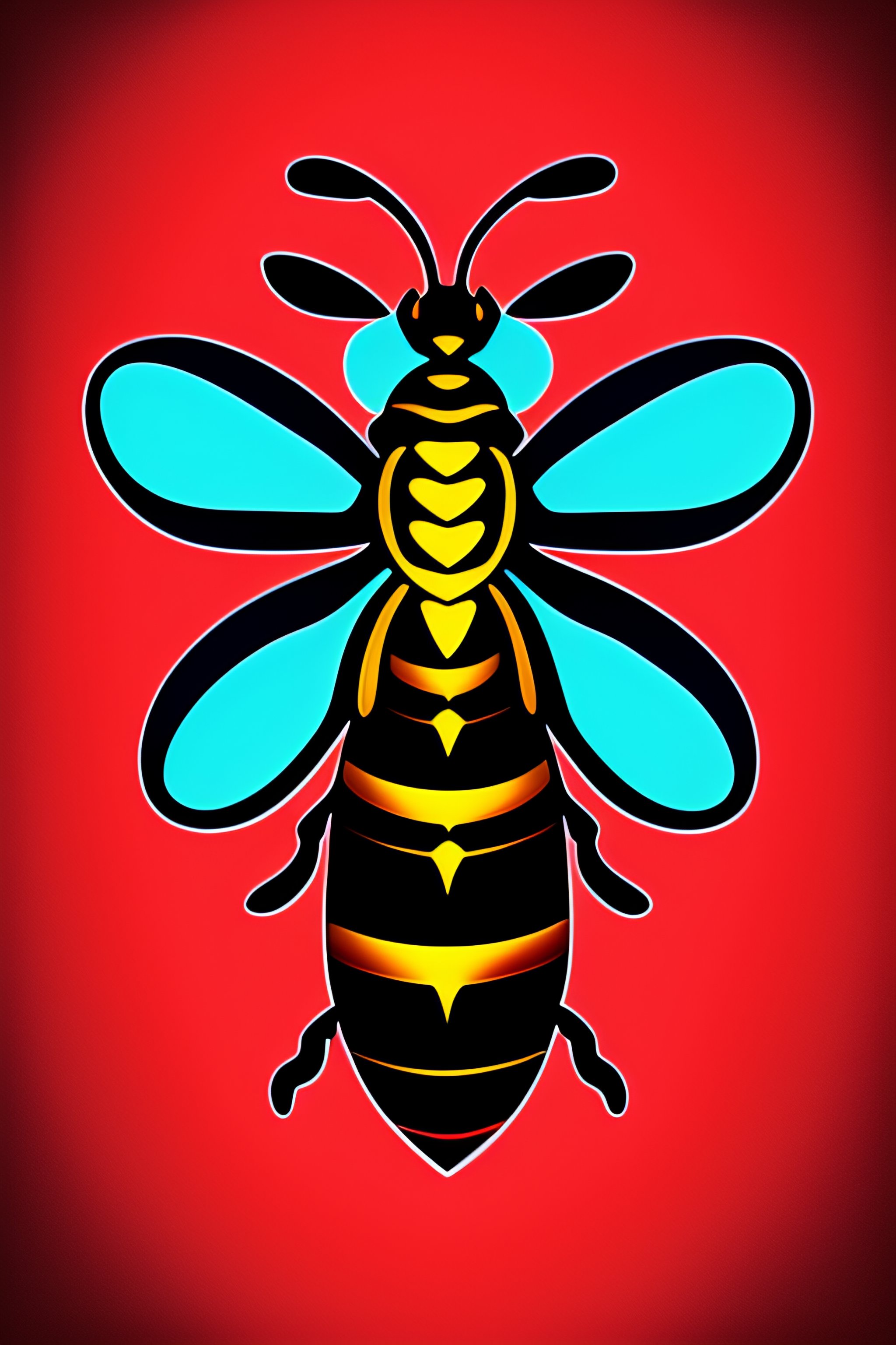 Lexica - Wasp, red heart, purposeful, collected, energetic, conscious ...