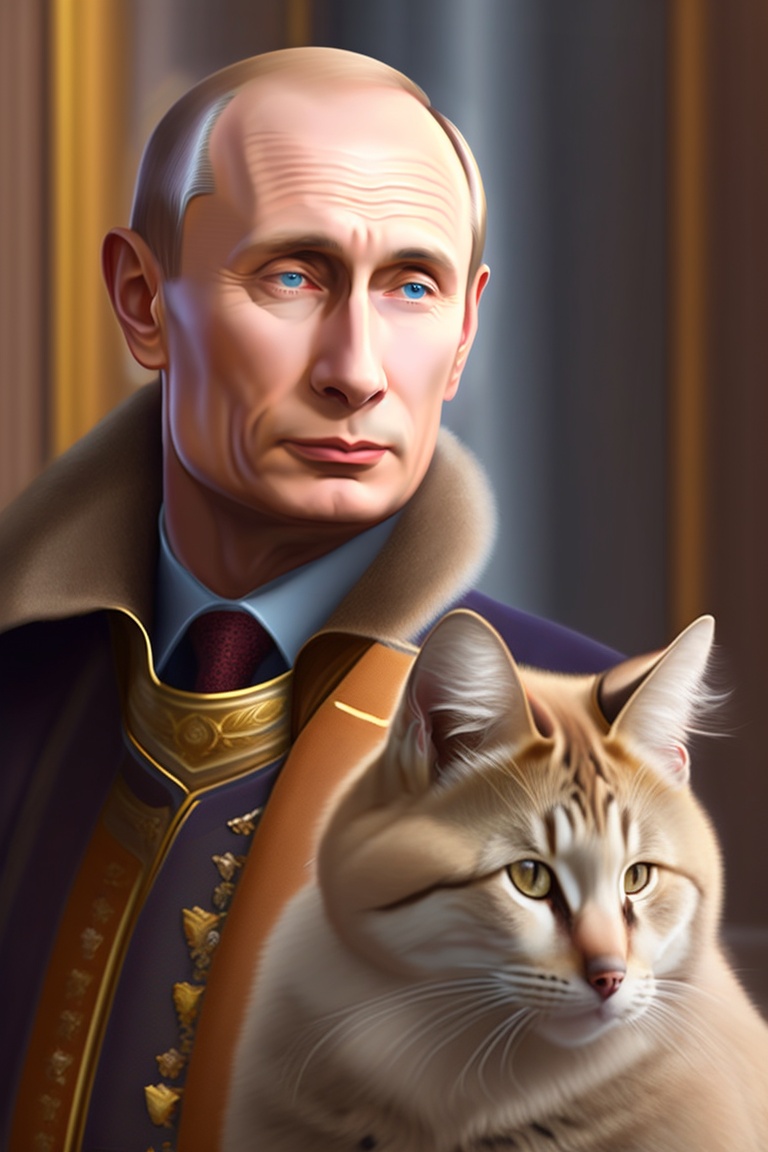 Lexica - Masterpiece, Vladimir Putin, wearing short