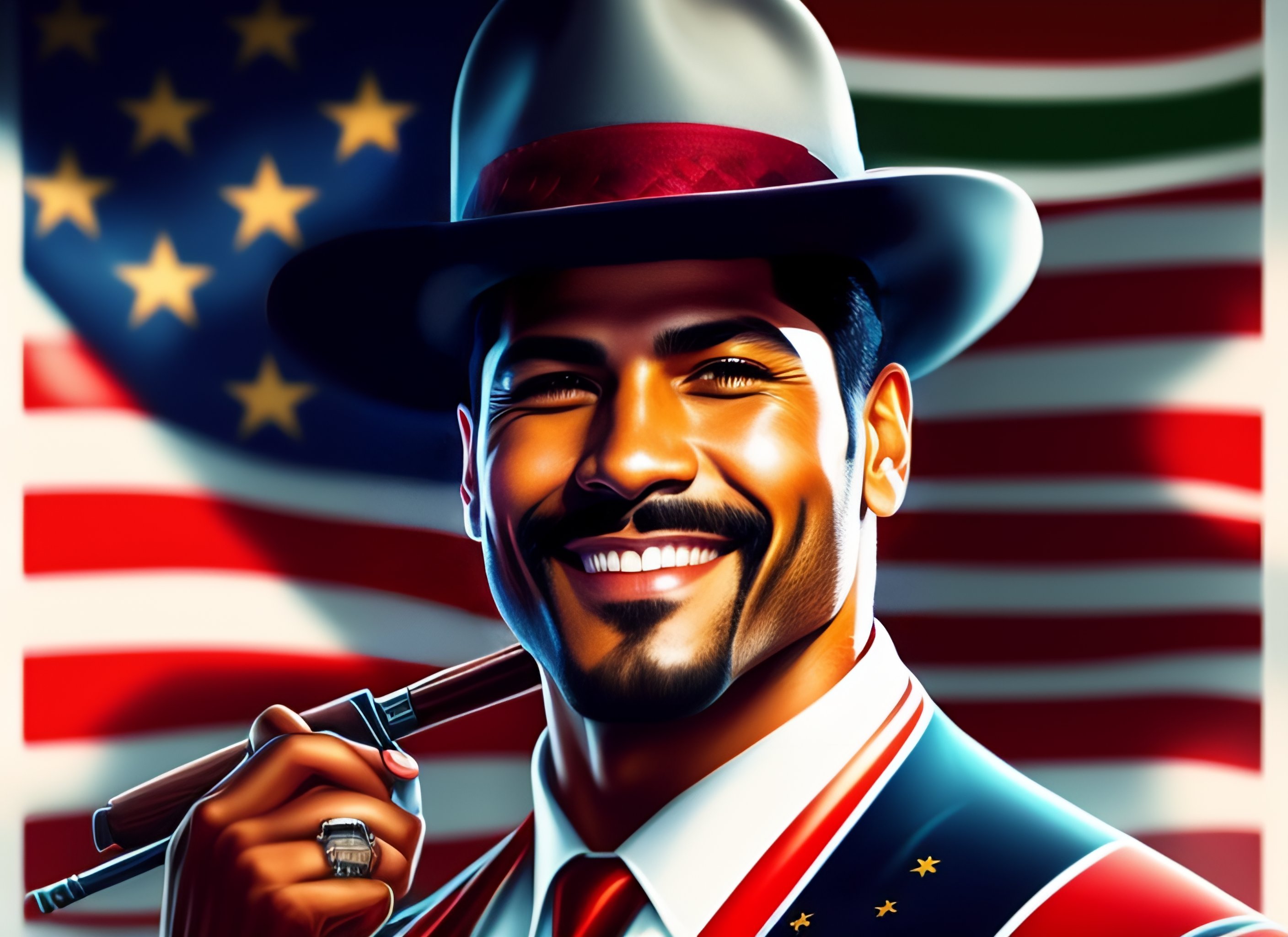 Lexica - Illustration ,ultra detailed,of a mexican man dressed in alkqn ...