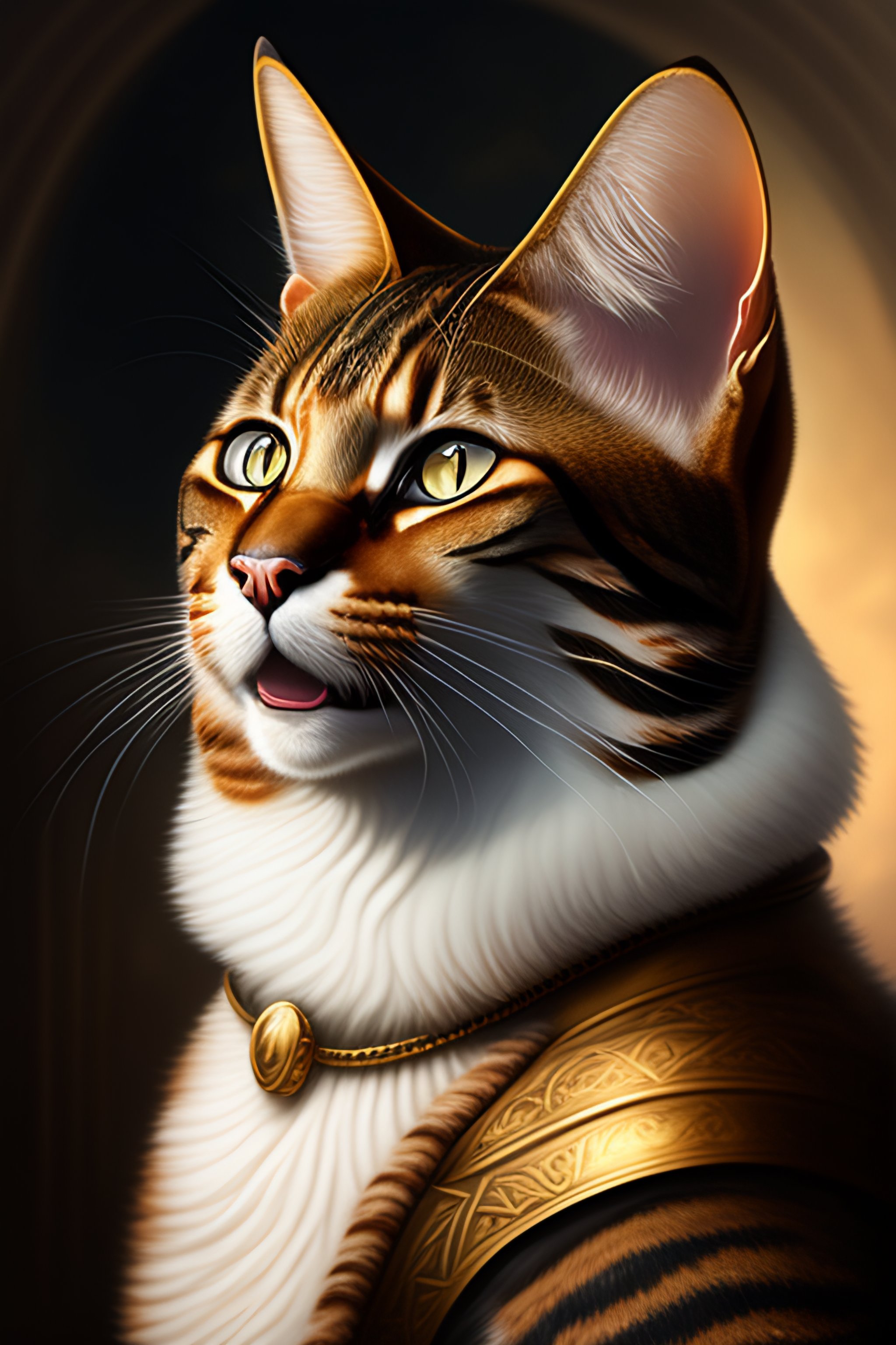 Lexica - Anthropomorphic furry cat smiling in the style of the Achilles ...