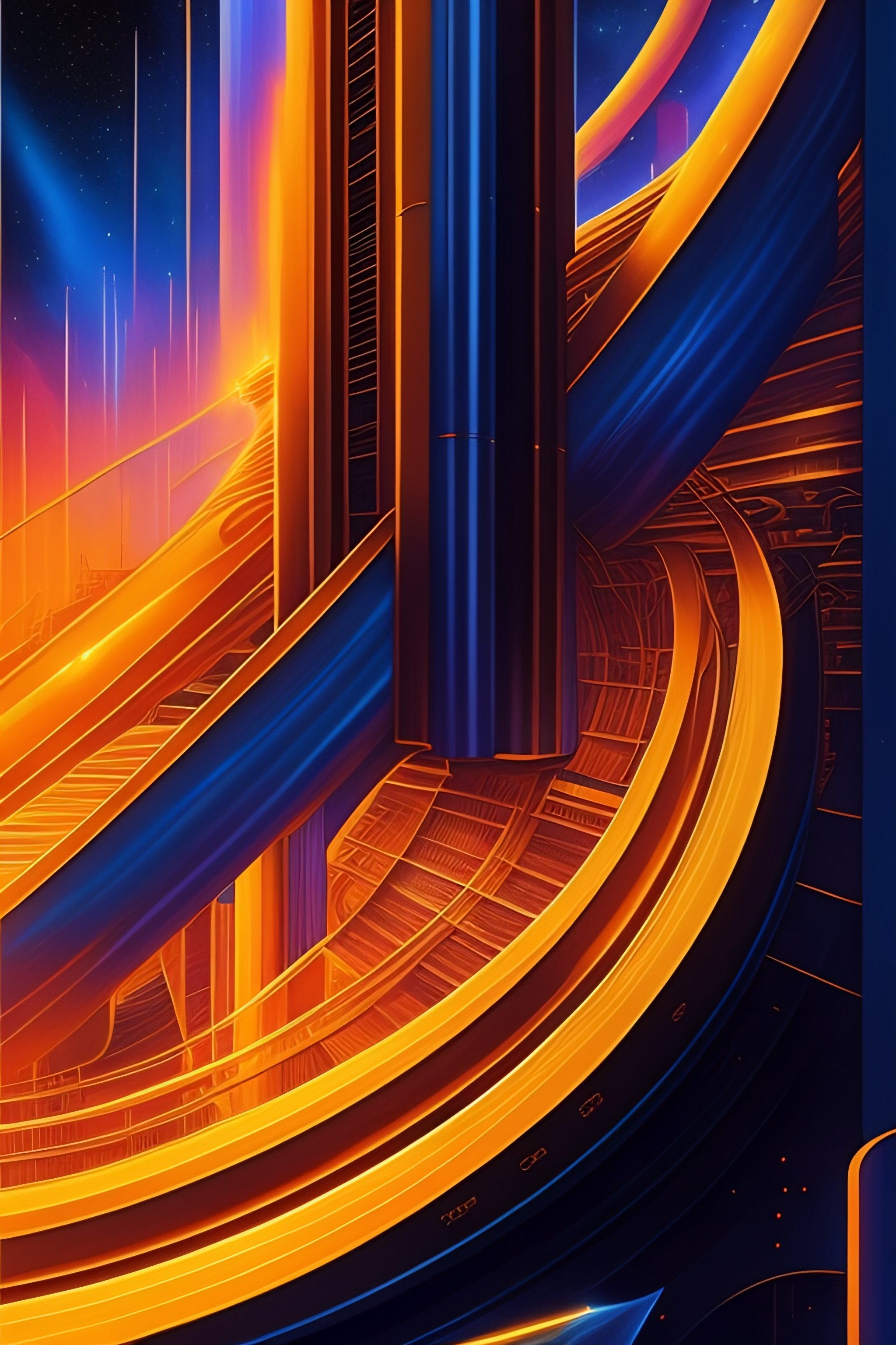 Lexica - Detailed 1 9 3 0 s style movie poster, retrofuturistic ...