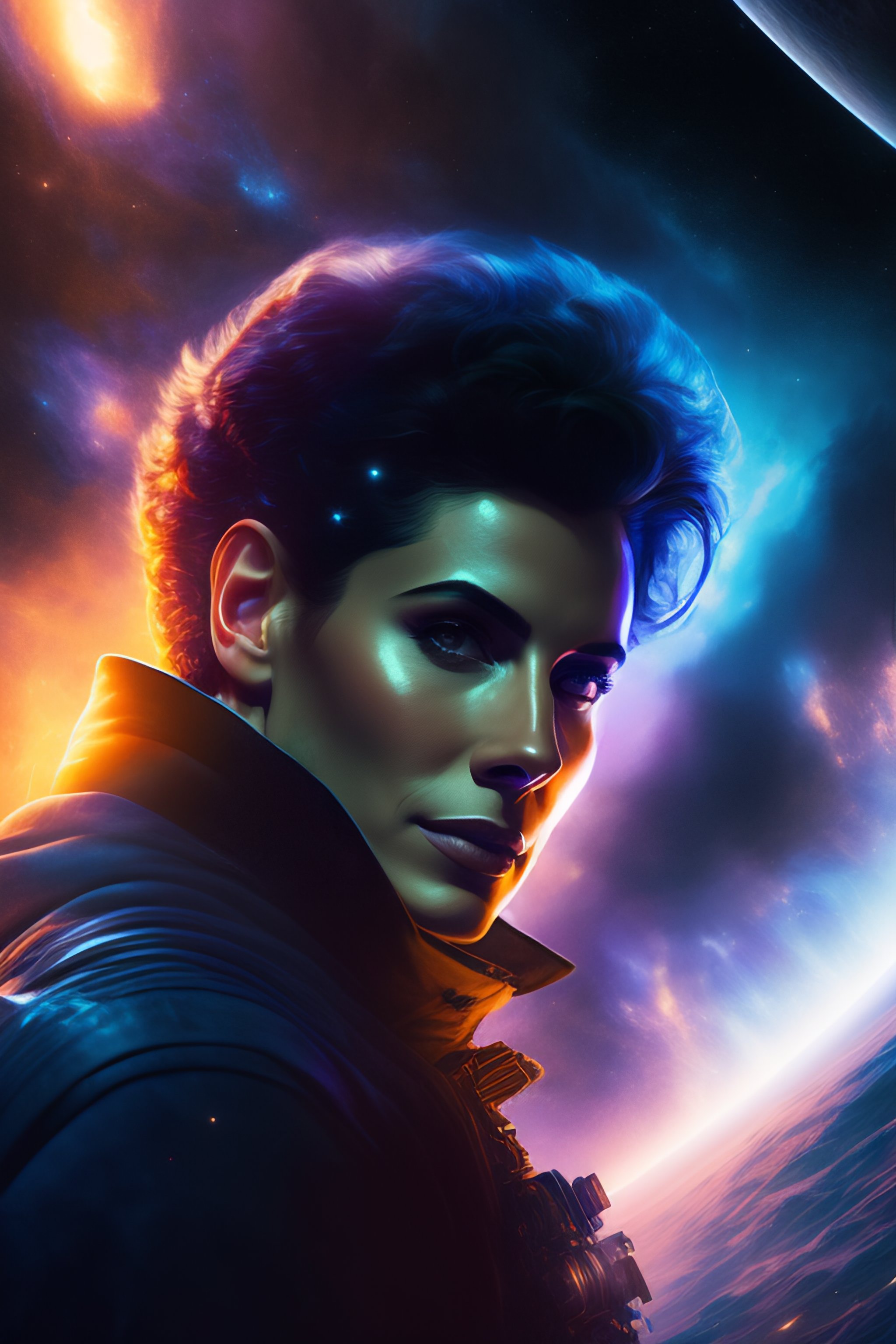 Lexica - A badass photo of doctor who in space adventure movie by nuri ...