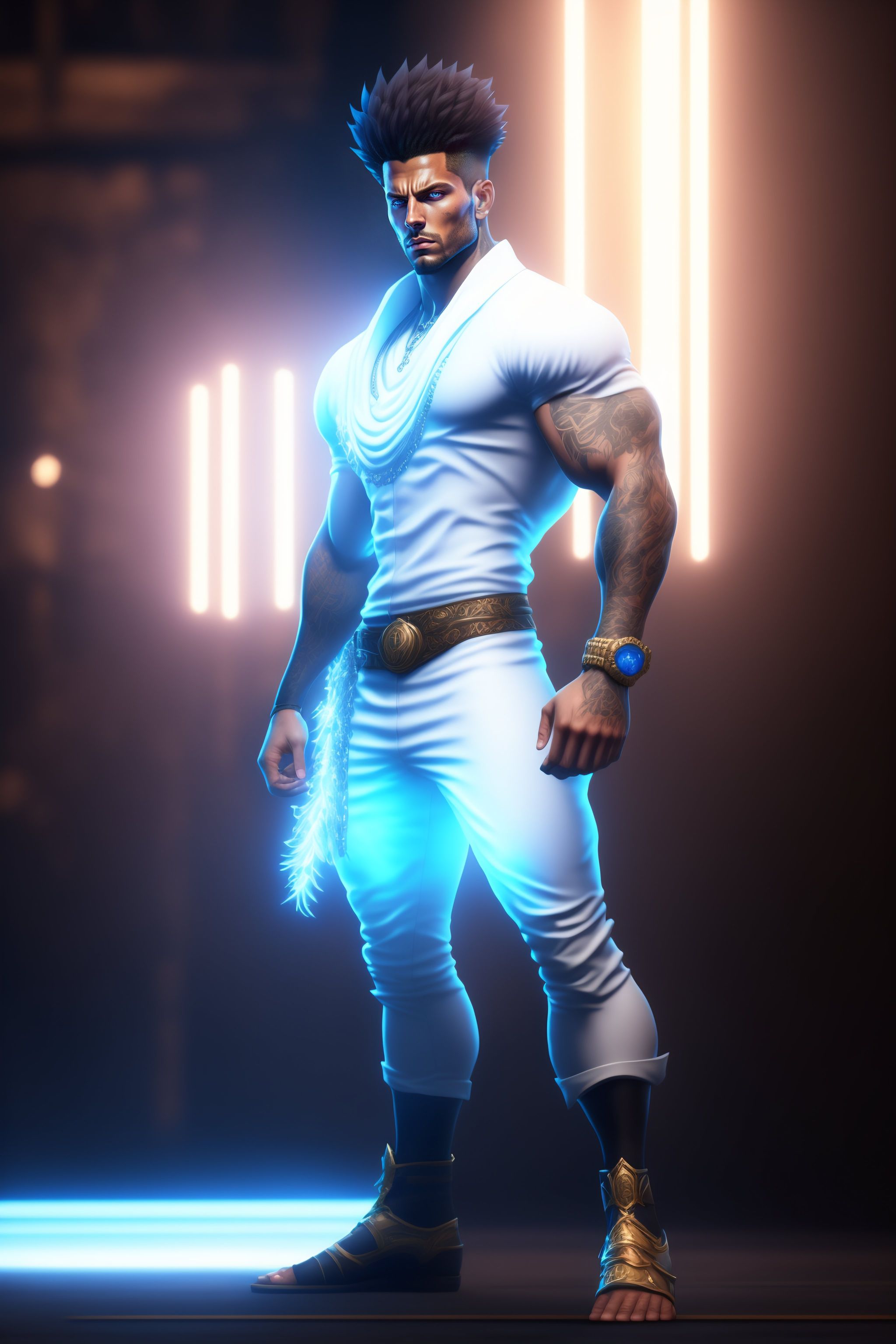 Lexica - Highly detailed dabi with mythic style, radiant light, full ...