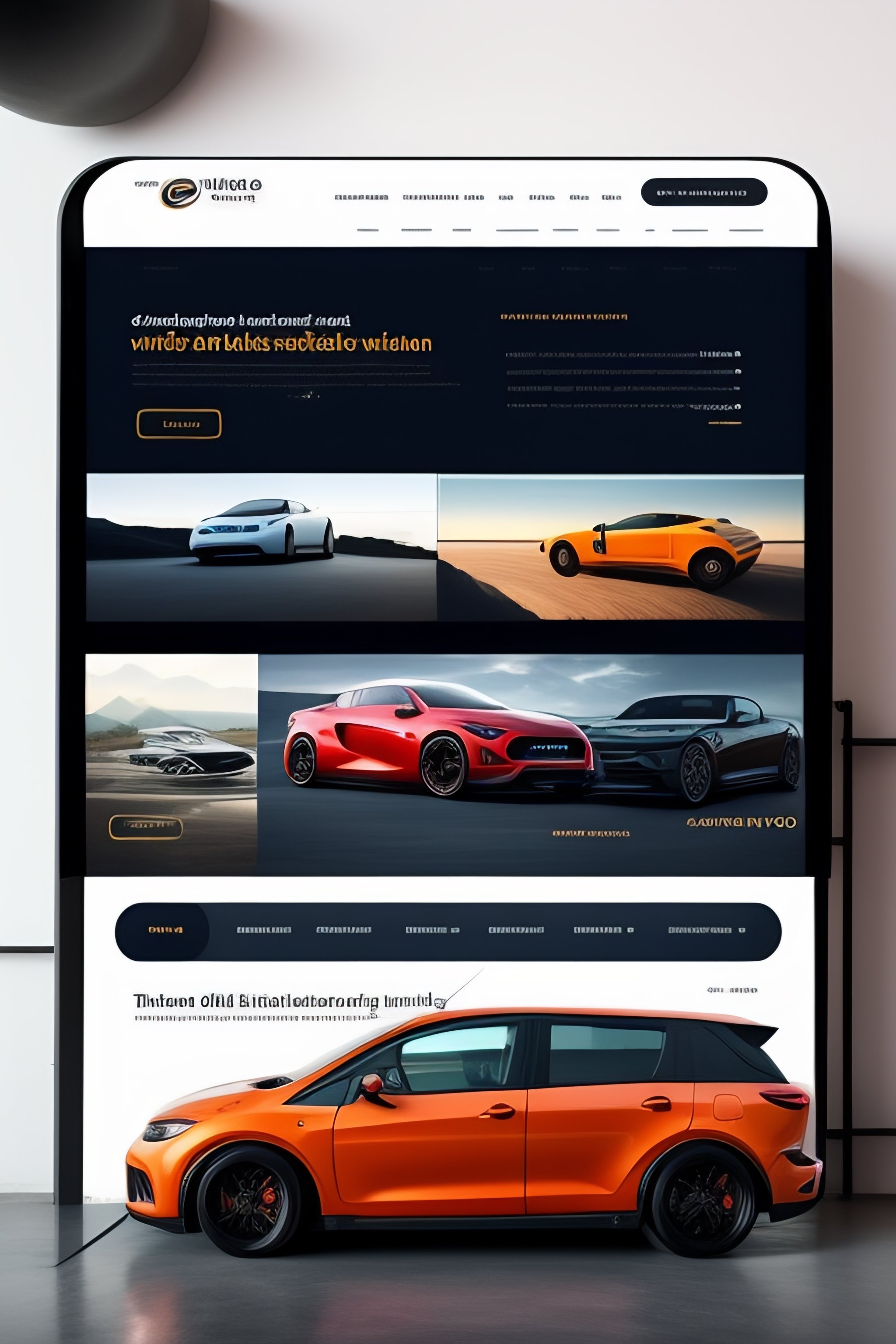 Lexica - Ux design website selling cars