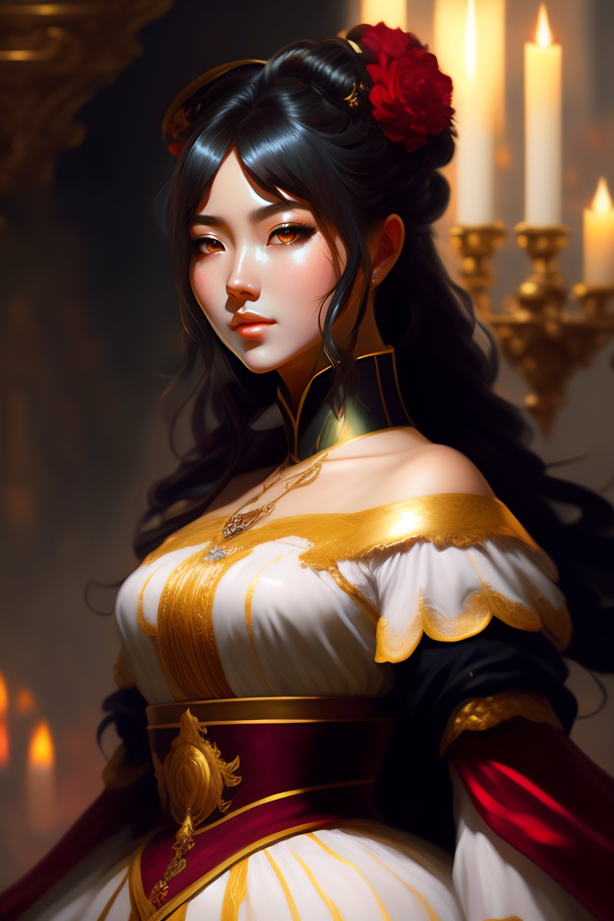 Lexica - Baroque oil painting anime key visual full body portrait ...