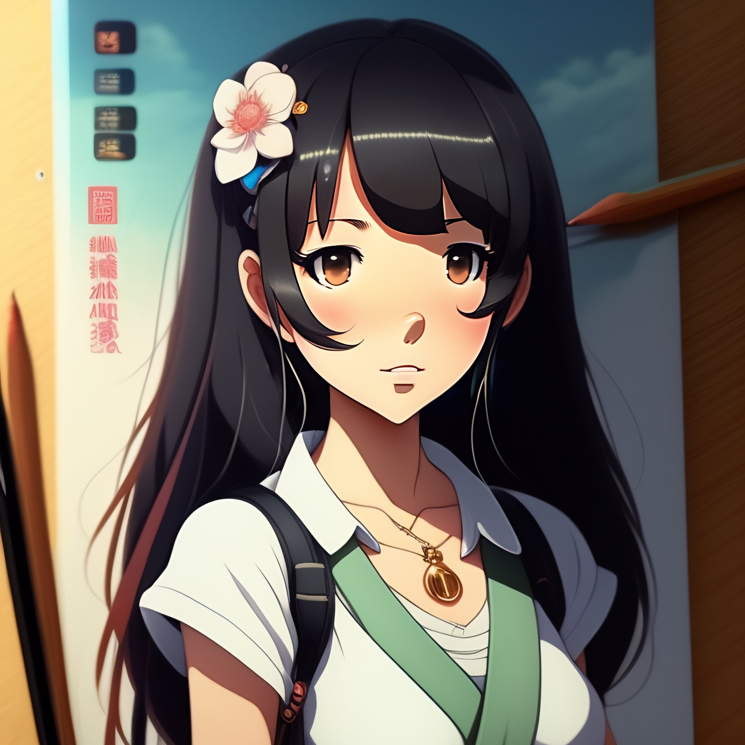 Lexica - 2d studio ghibli girl sketch