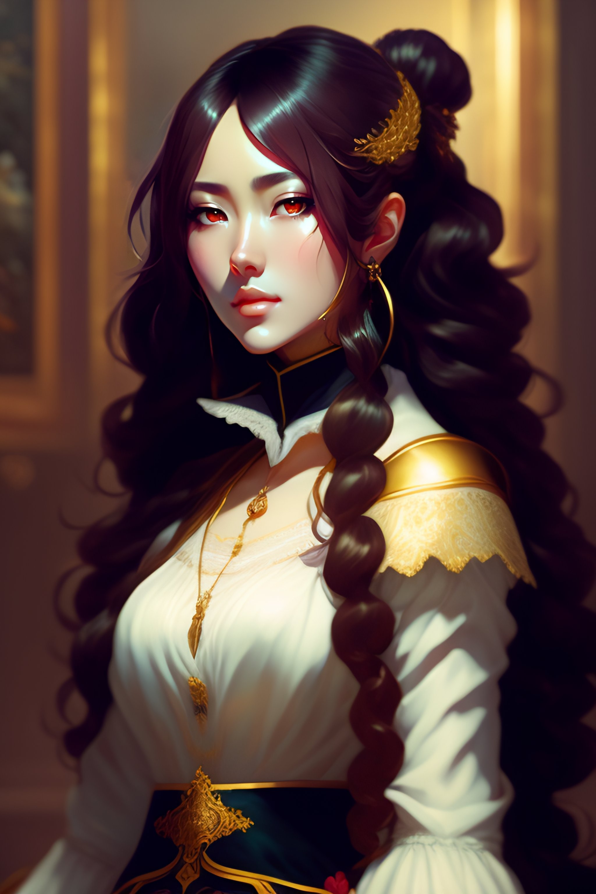 Lexica - Baroque oil painting anime key visual full body portrait ...