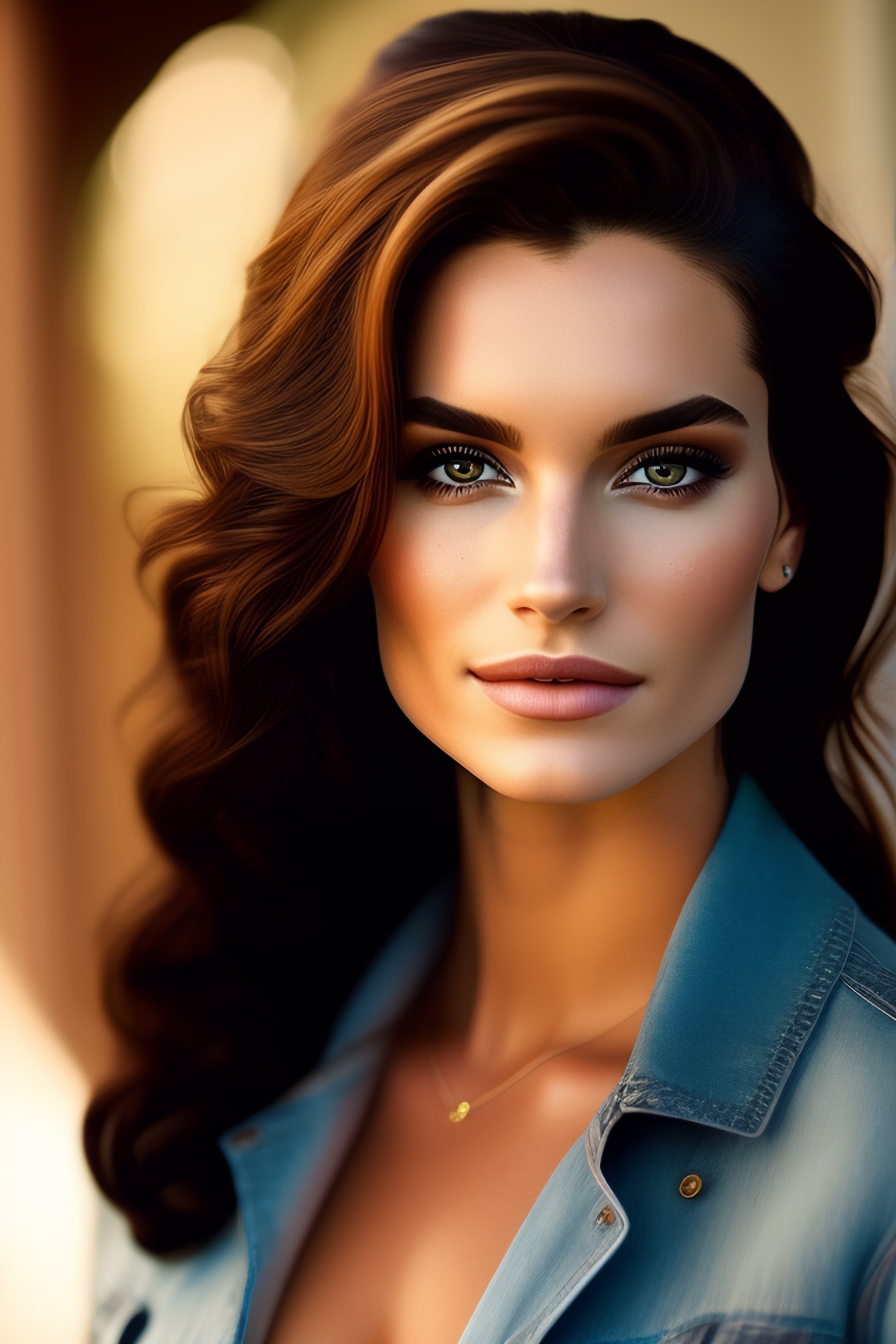 Lexica - A feminin woman that looks like a fusion of bella porch and ...