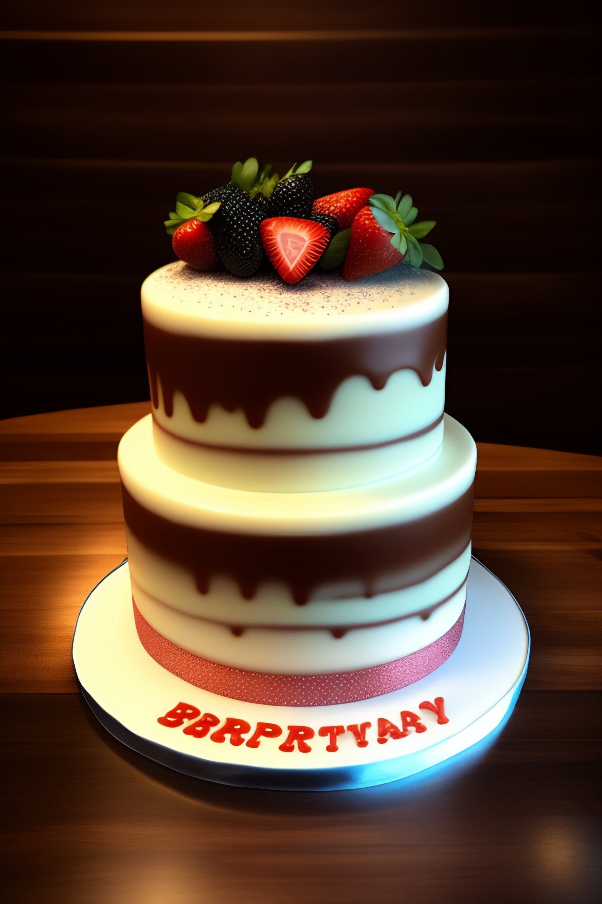 Lexica - Birthday cake for restaurant five year celebration