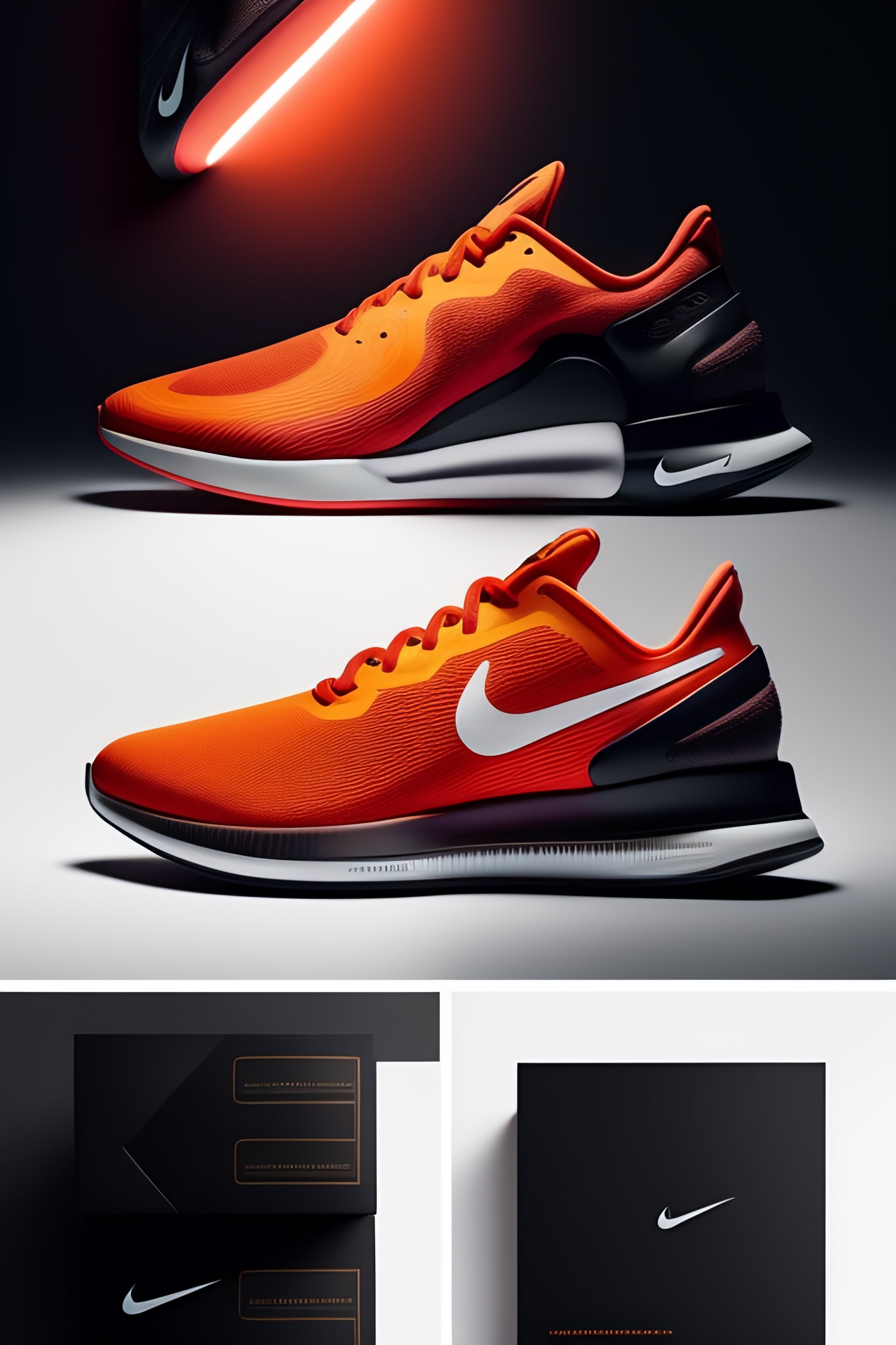 Lexica - A nike shoe with modern design, studio lighting, product shot ...