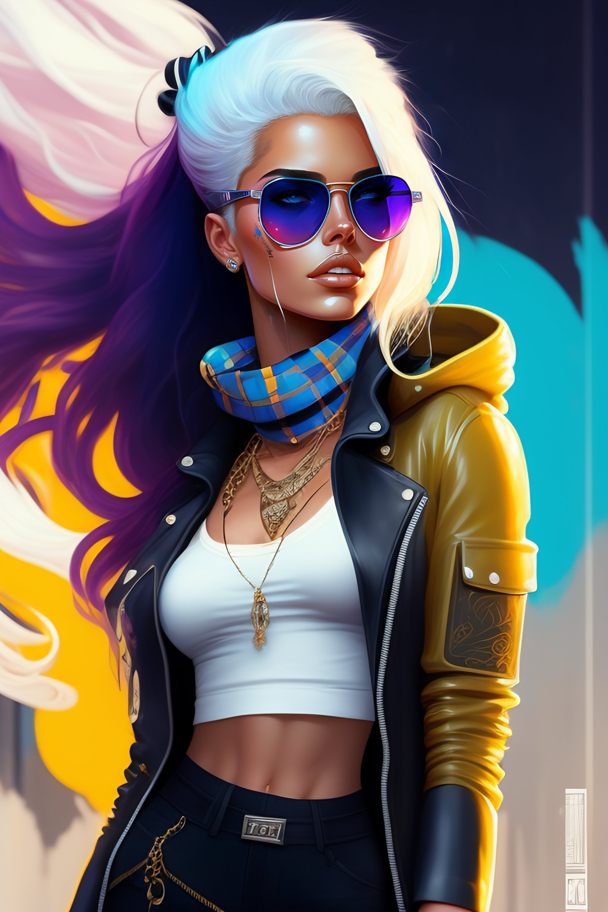 Lexica - Full body highly detailed portrait of muscular adriana lima ...