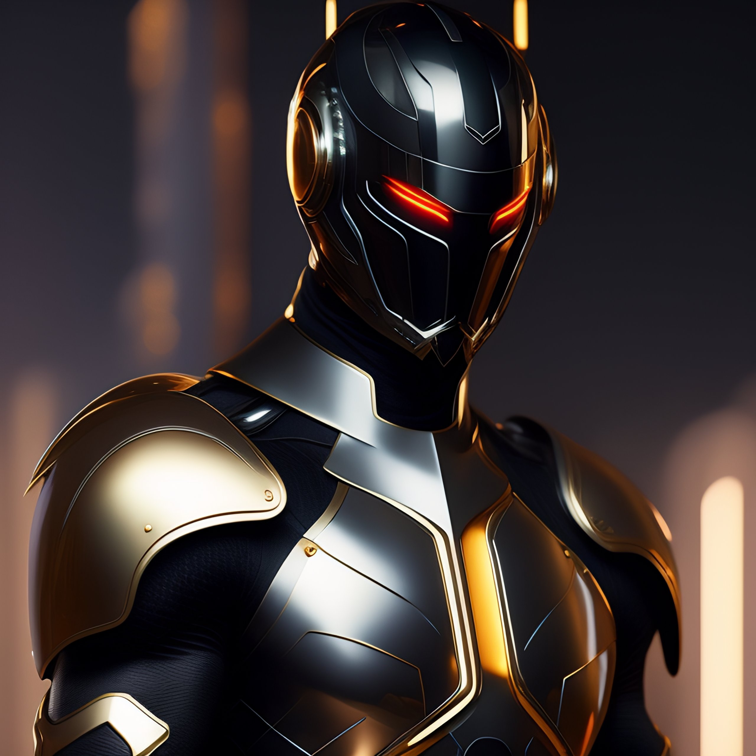 Lexica - Iridescent sinewy smooth muscular male sleek glossy black ...