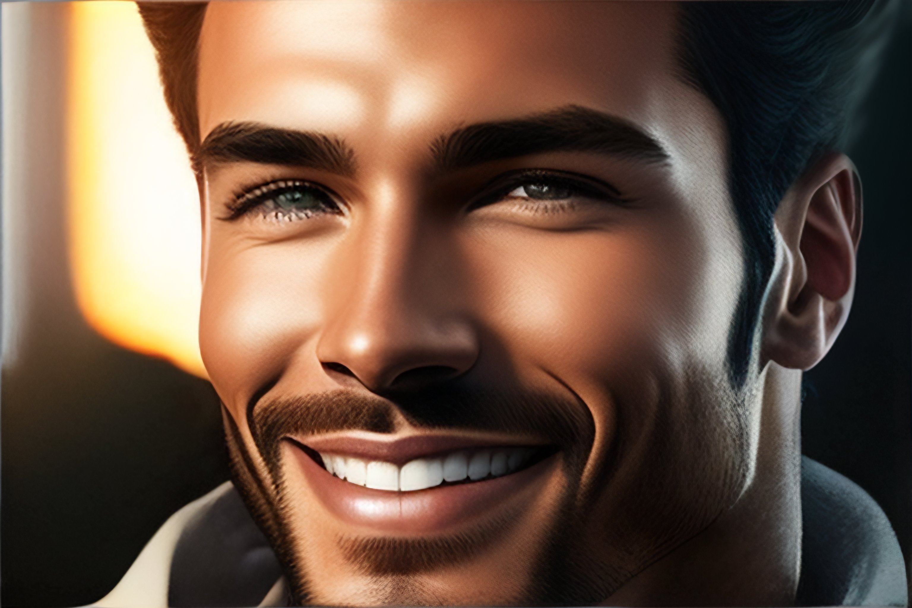 Lexica - White male smiling, 3d render, medium shot, 8k, octane render ...