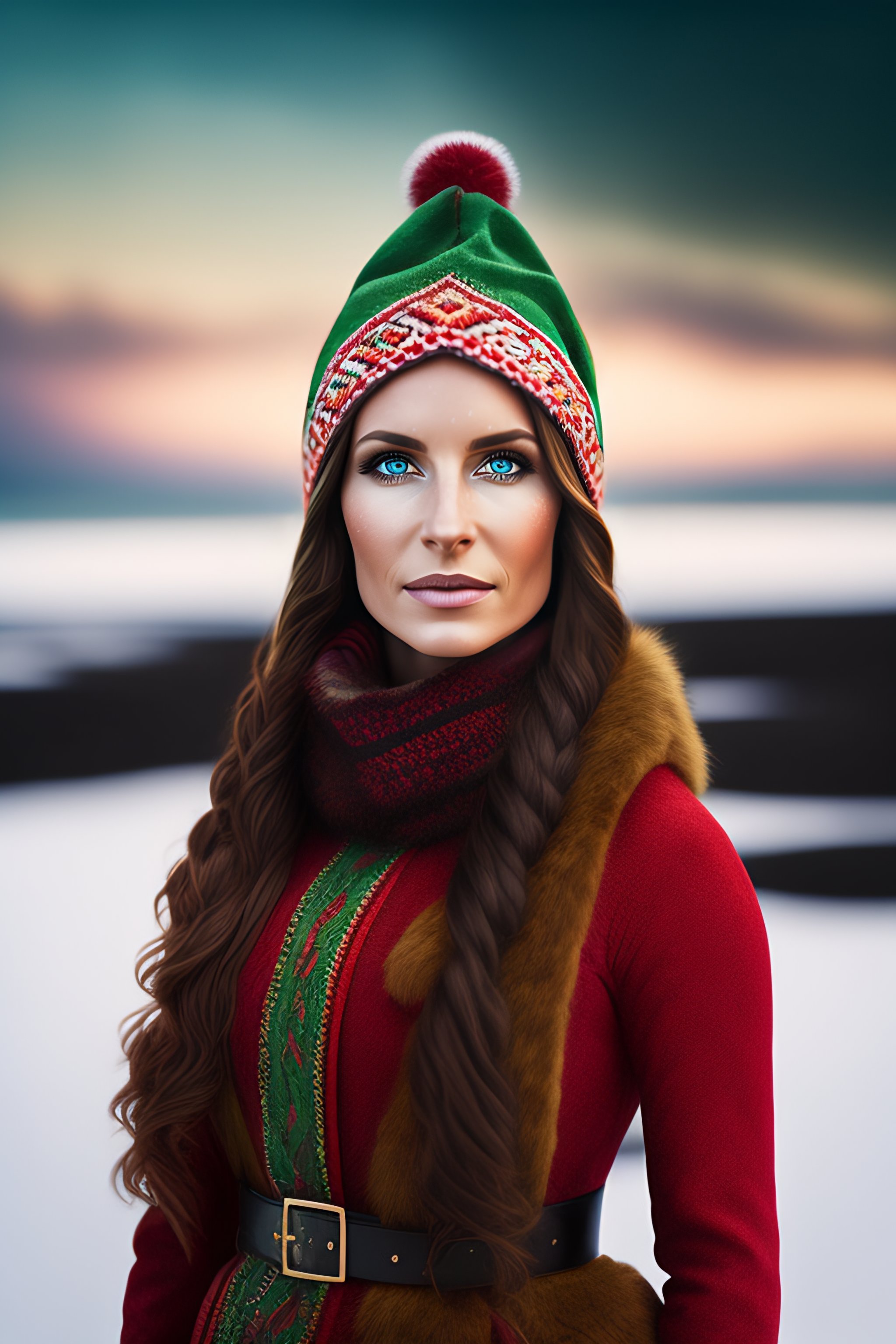 Lexica - Female Icelandic elf photograph