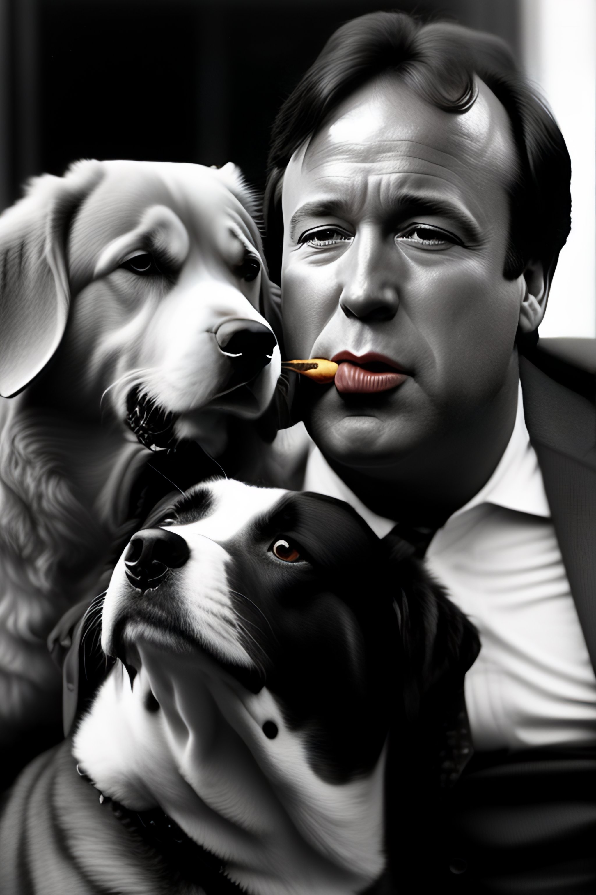 Lexica - Alex jones, 1980s, eating a dog, doing cocaine