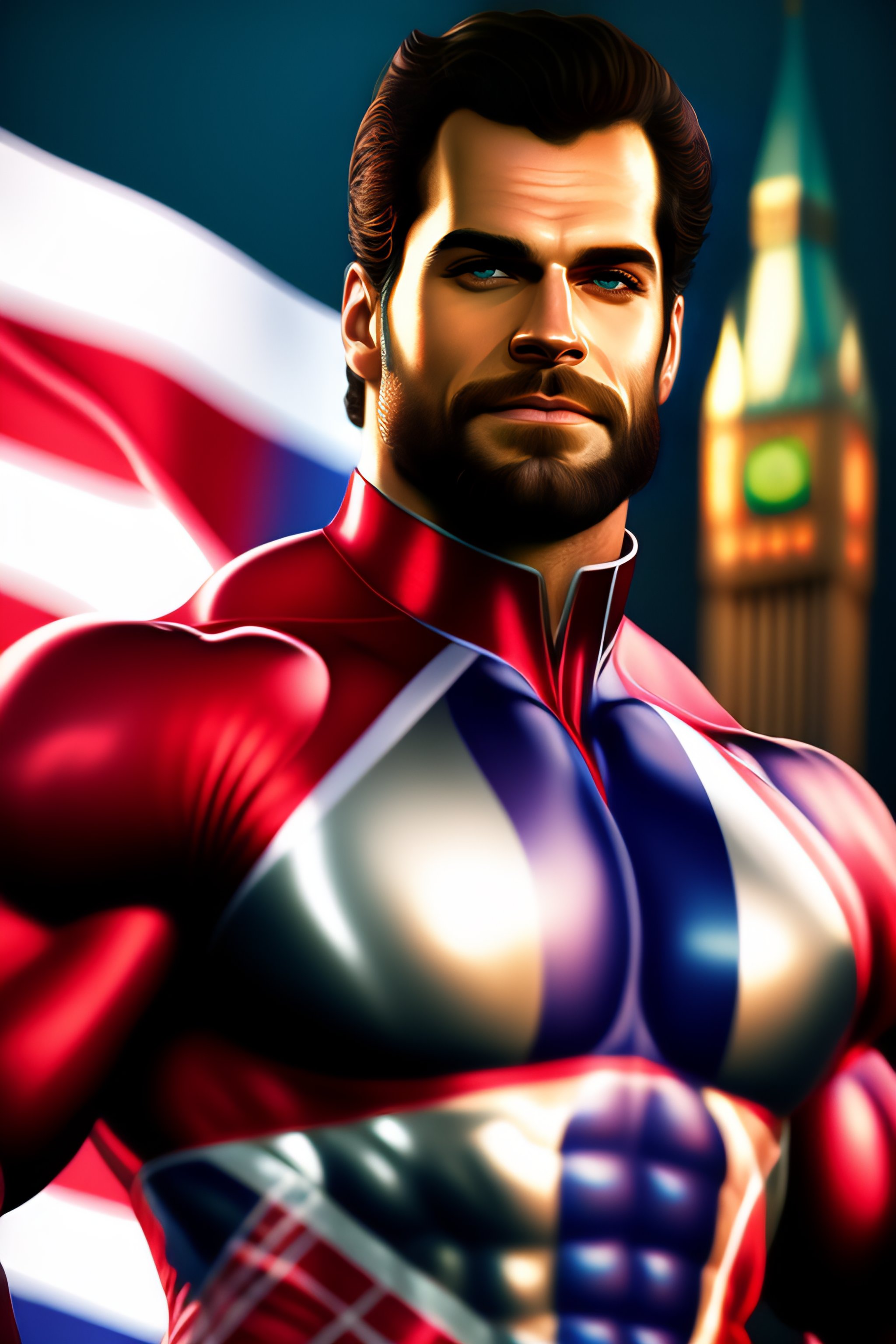 Lexica - Epic comic book cover, accurate hyper realistic happy Henry ...