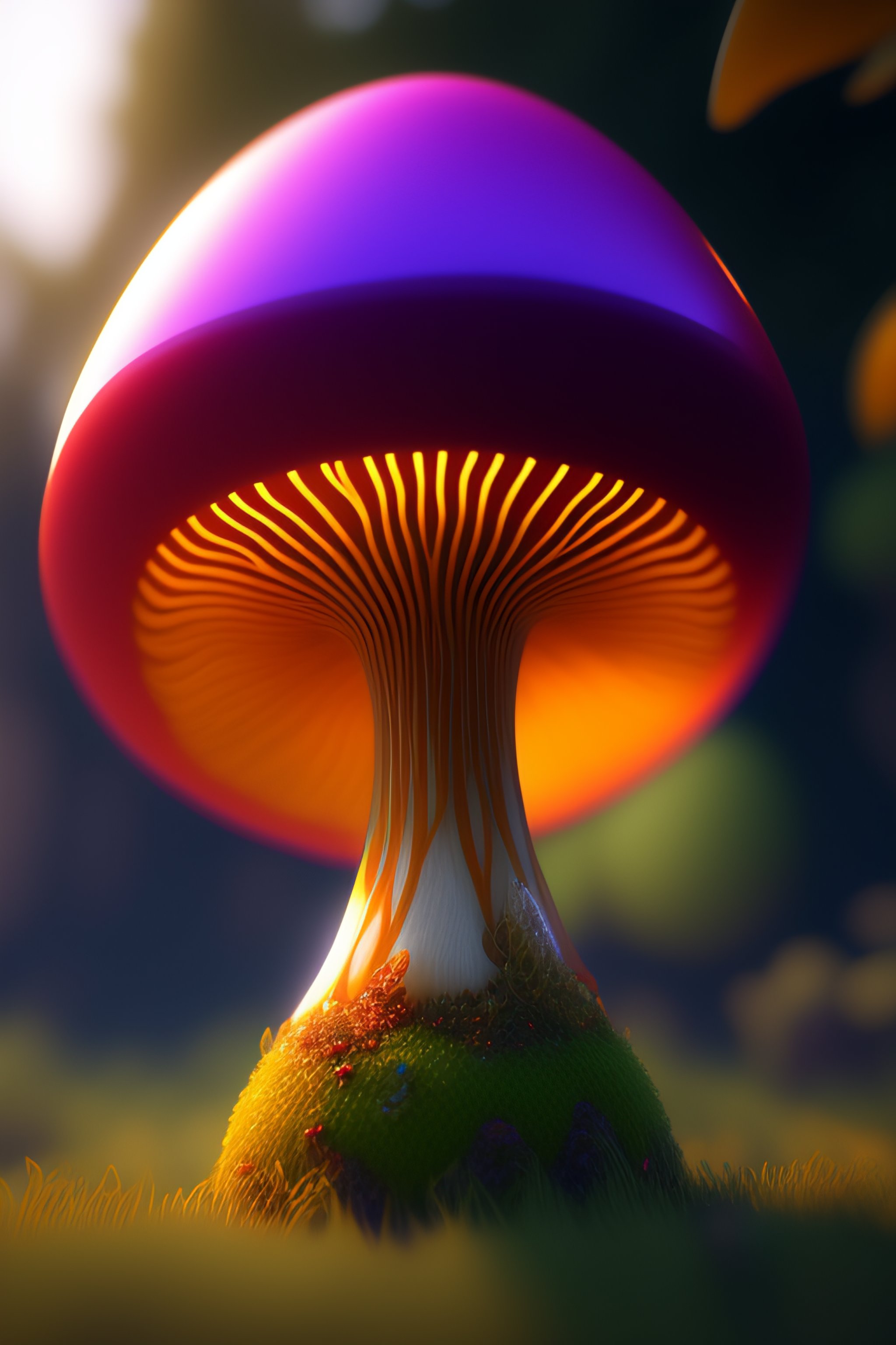 Lexica - Enchanted mushroom, creature design, unreal engine, artstation ...