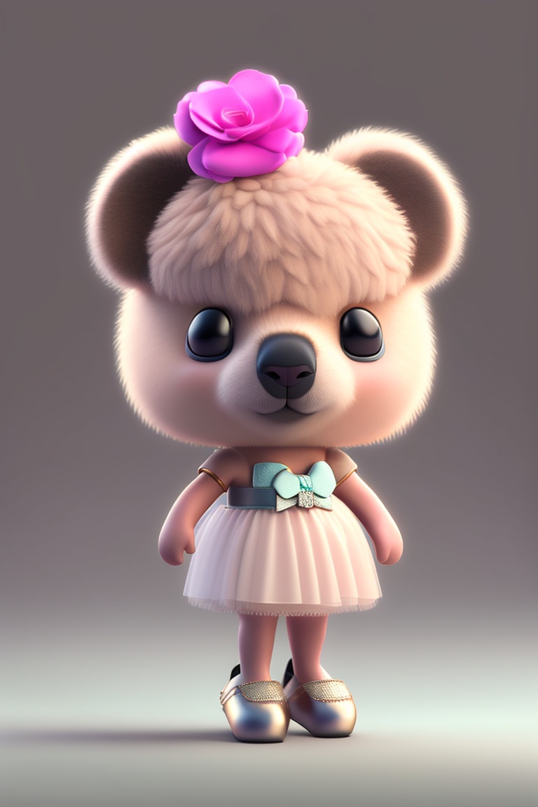 Lexica - Ballet koala wearing a tutu and ballet slippers. funko pop ...