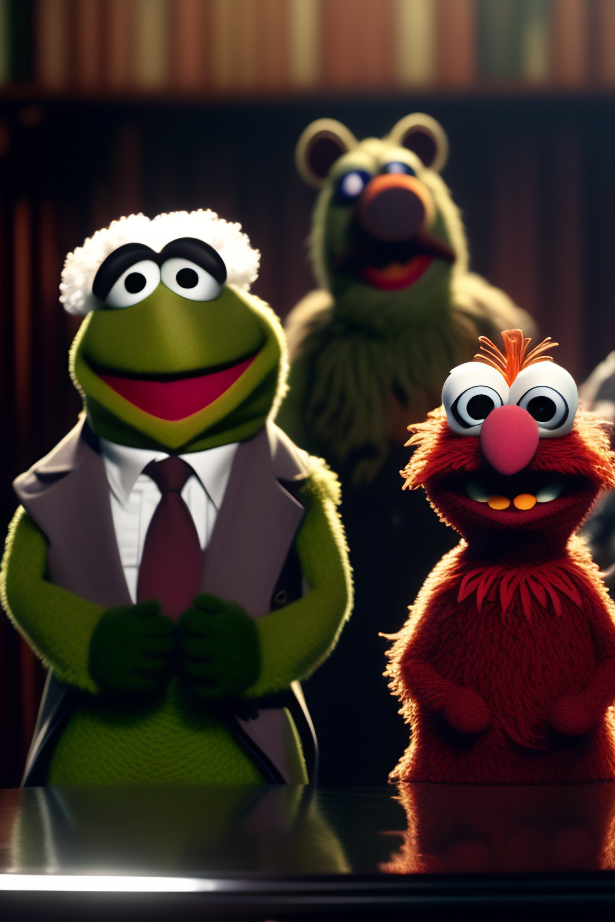 Lexica - Evil muppets, dark, dingy,