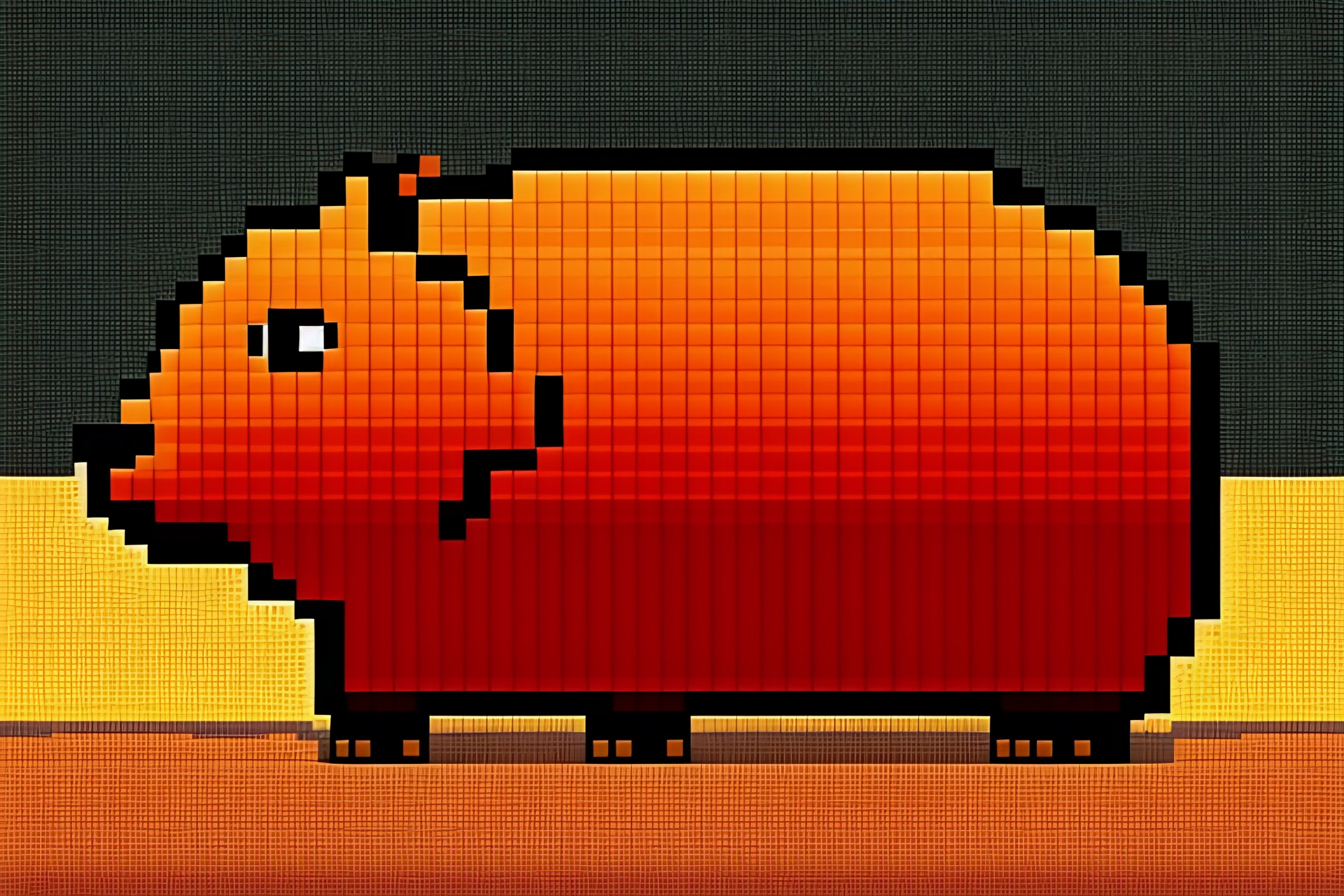 Lexica - Capybara pixel art