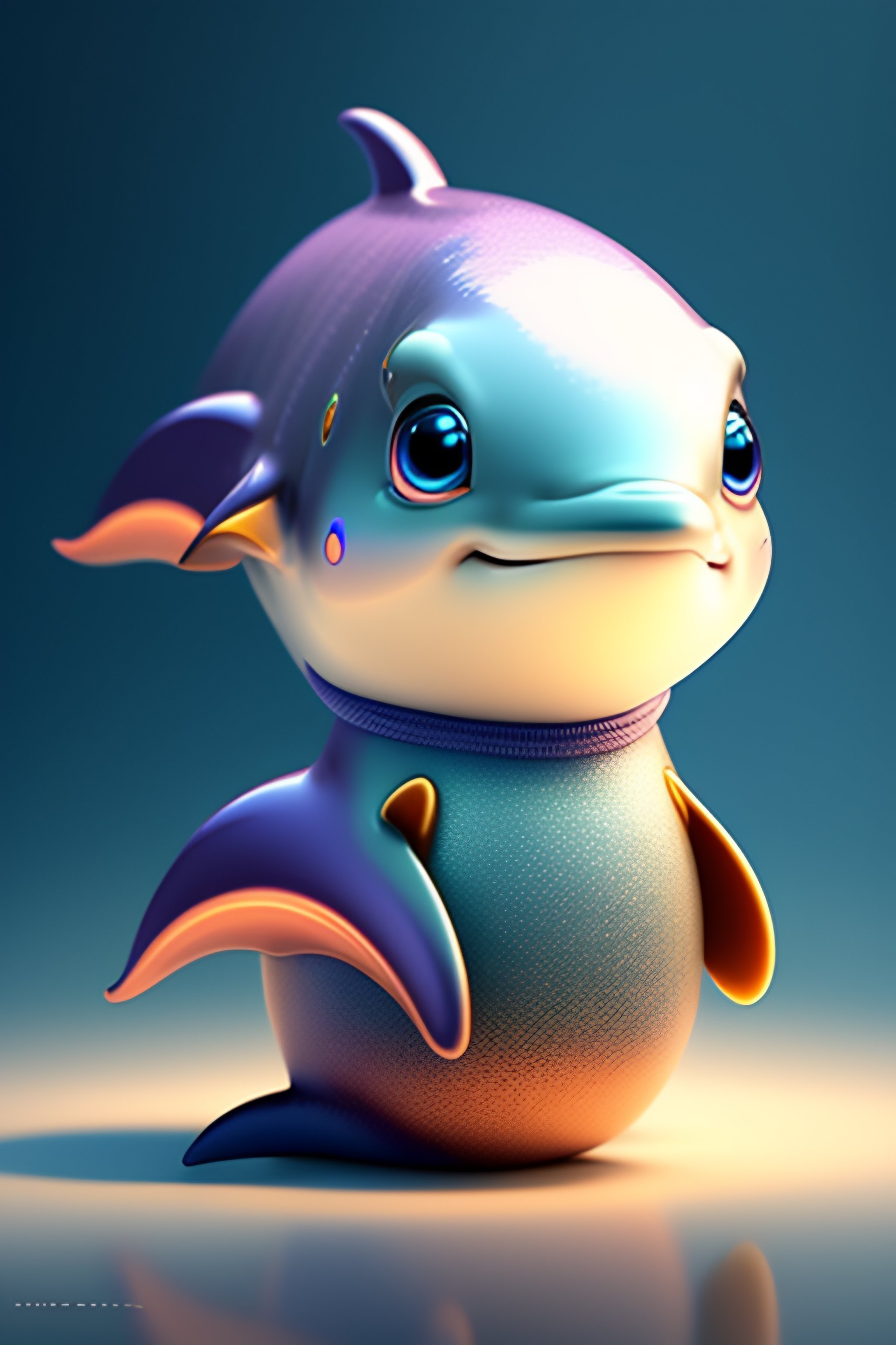 Lexica - Cute small dolphin, cartoon, cozy indoor lighting, artstation ...