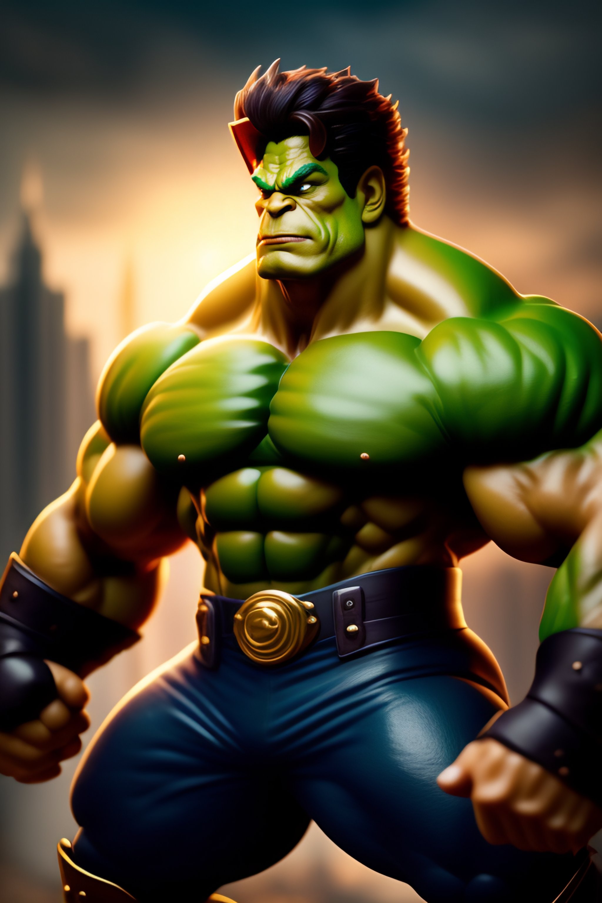 Lexica - Brat pit as hulk