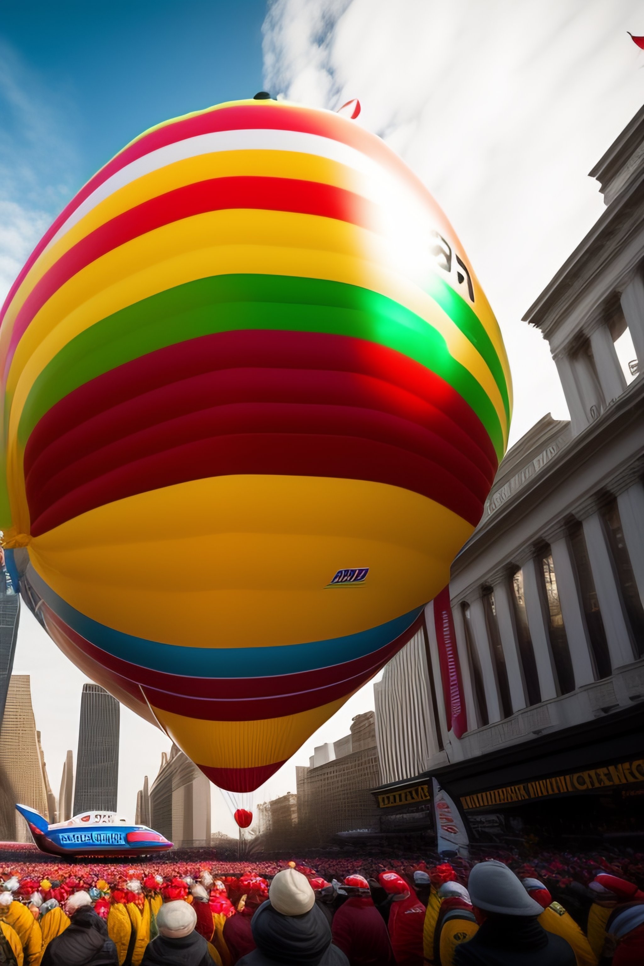 Lexica - Nascar racecar shaped balloon in macys parade