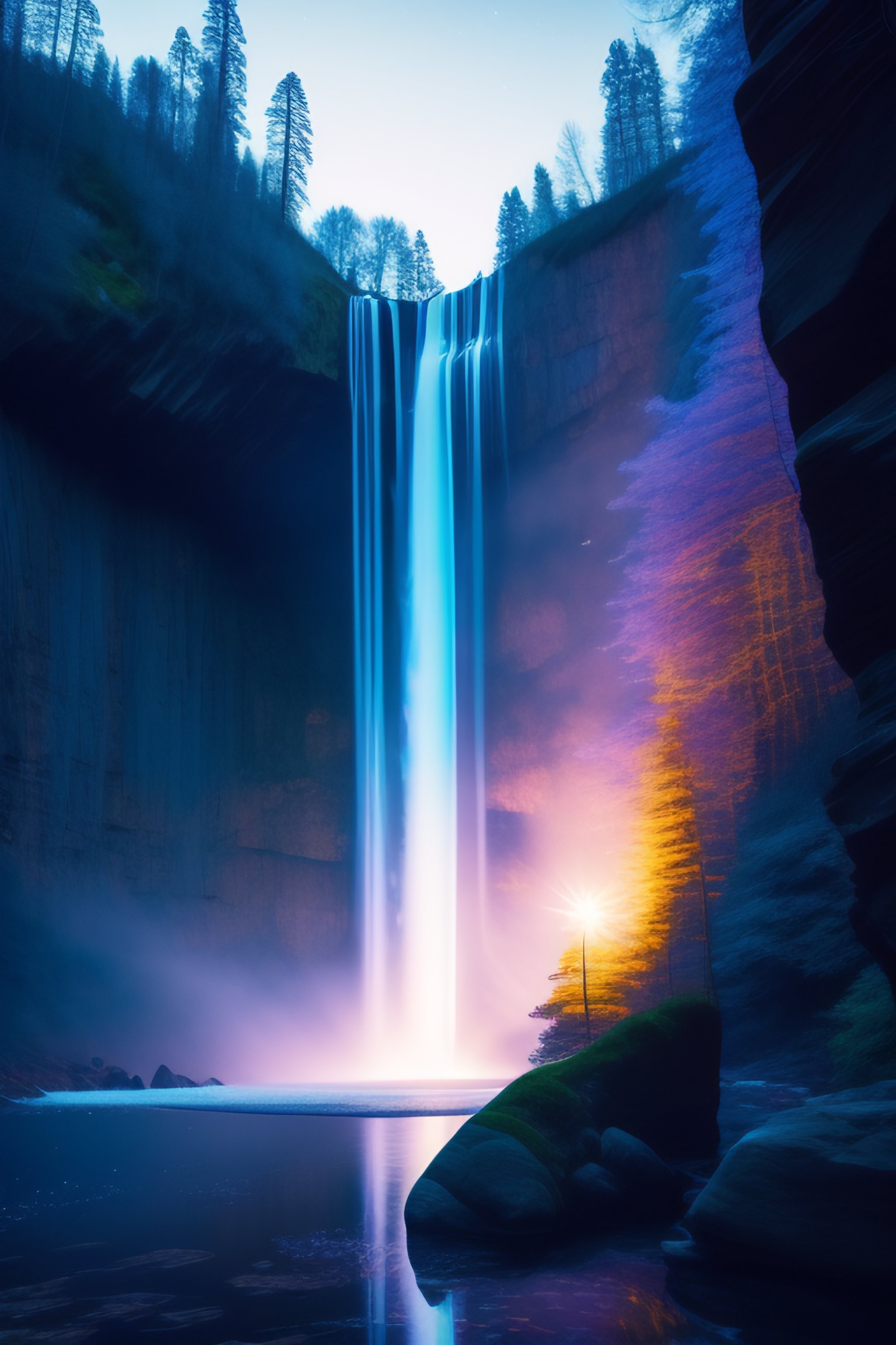 Lexica - Starlight waterfall