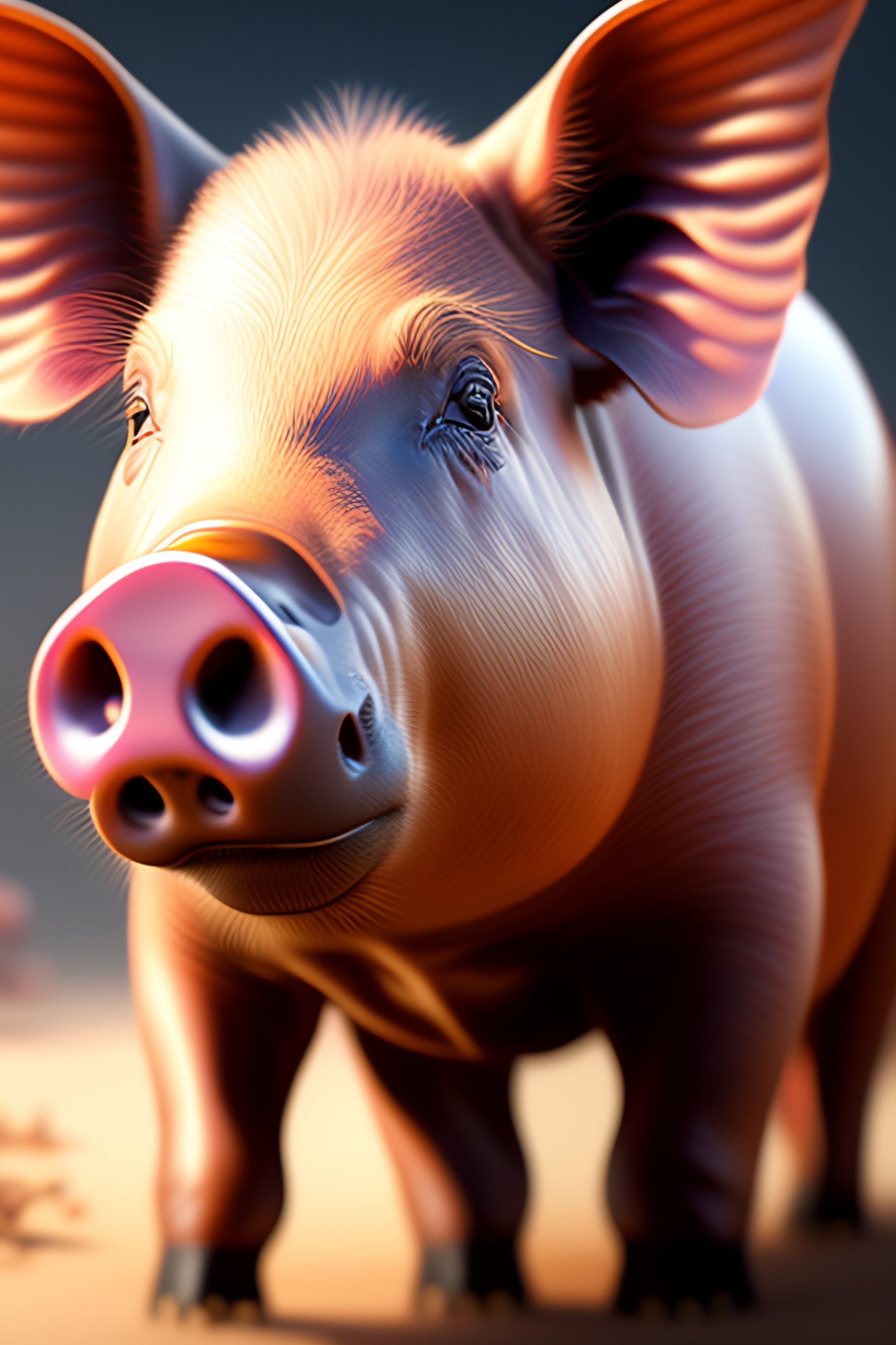 Lexica - Portrait of a pig, ultra realistic, concept art, intricate ...