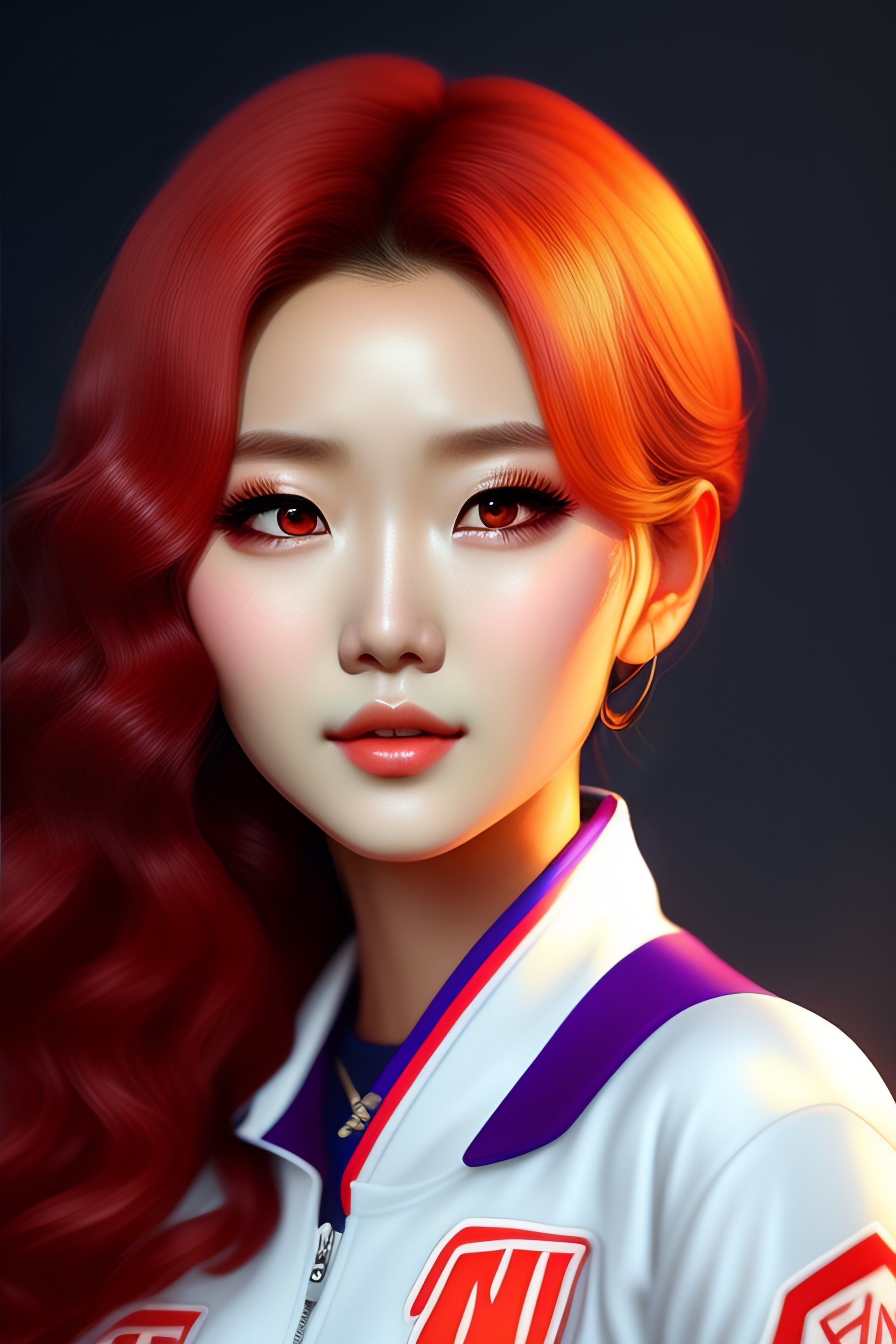 Lexica - Portrait of an anime character hyper realistic look like Nancy ...
