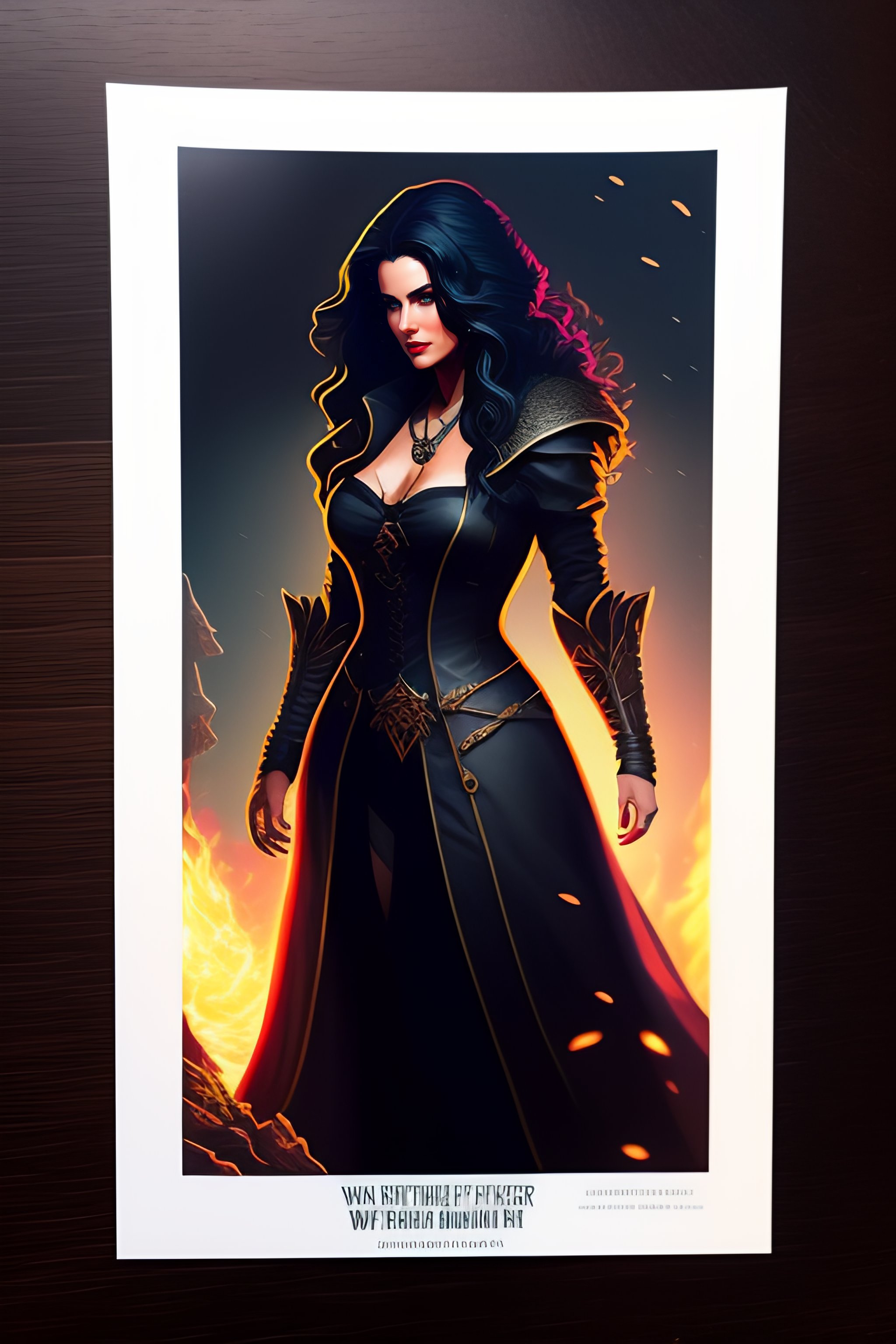 Lexica - Yennefer witcher 3 wild hunt, sticker illustration