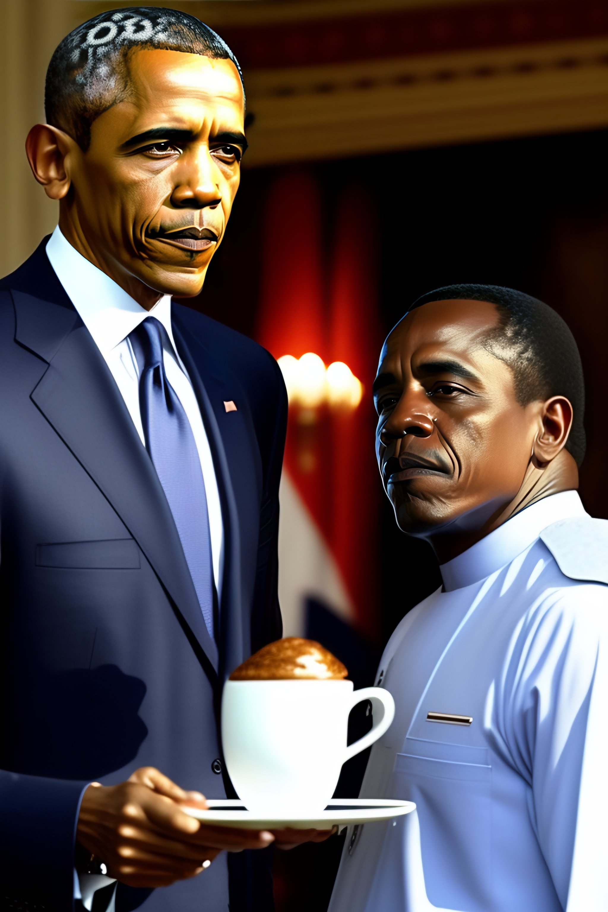 Lexica - Obama and Babangida having coffee
