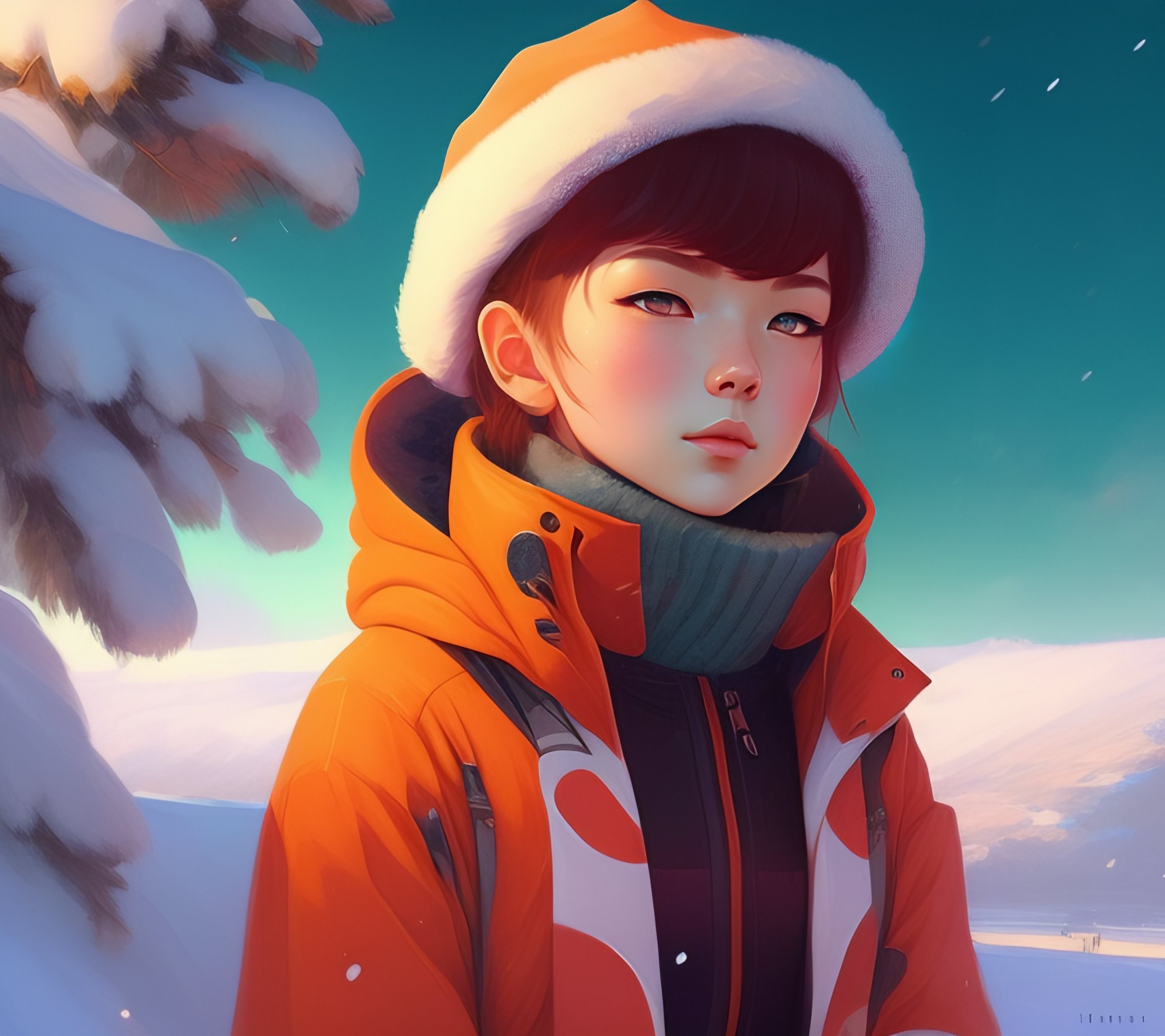 Lexica - Portrait of man halfling, small, curly red, freckles, fluffy ...