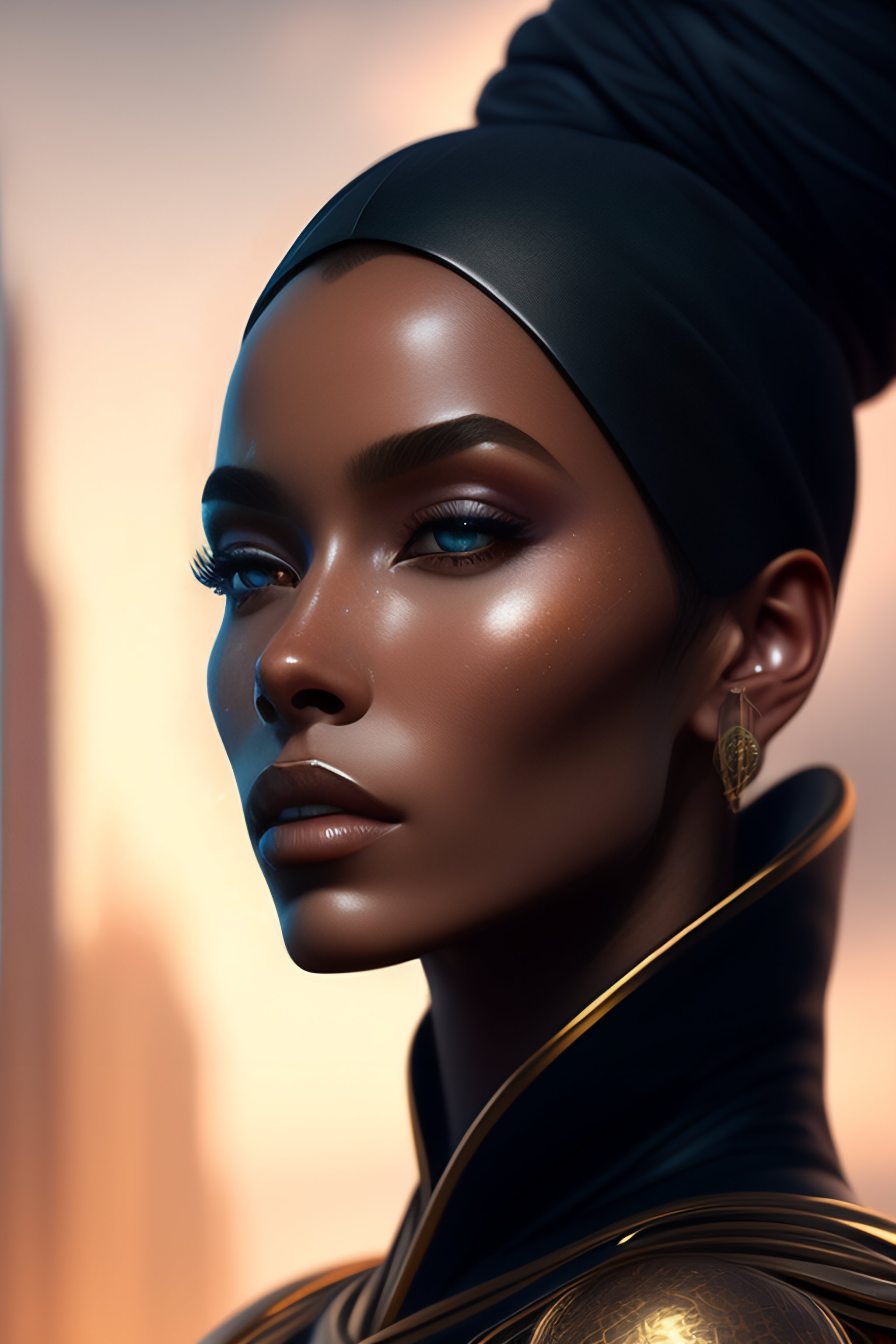 Lexica - He perfect future augmented human posing, accurate details ...