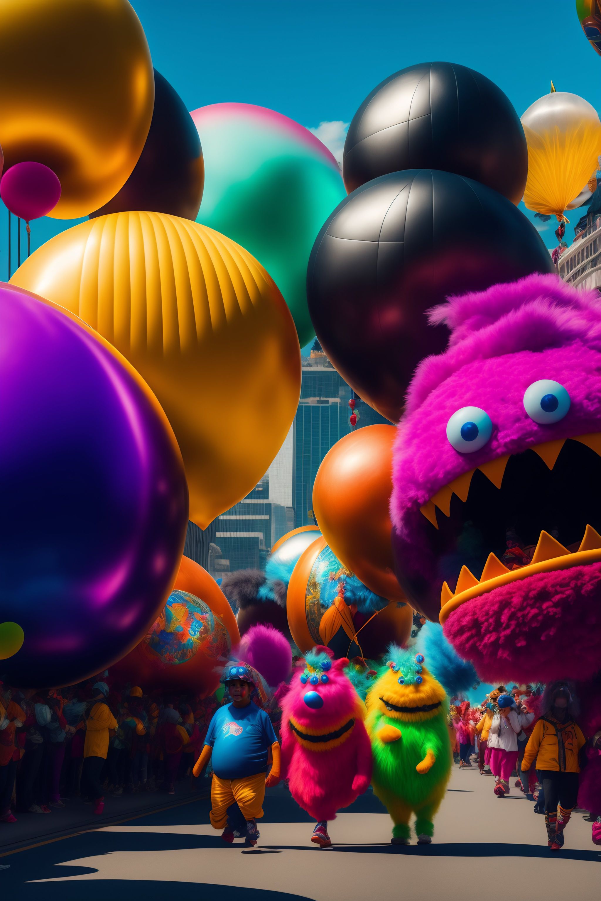 Lexica - The silly monsters parade, 8k, hyper details, rich colors ...