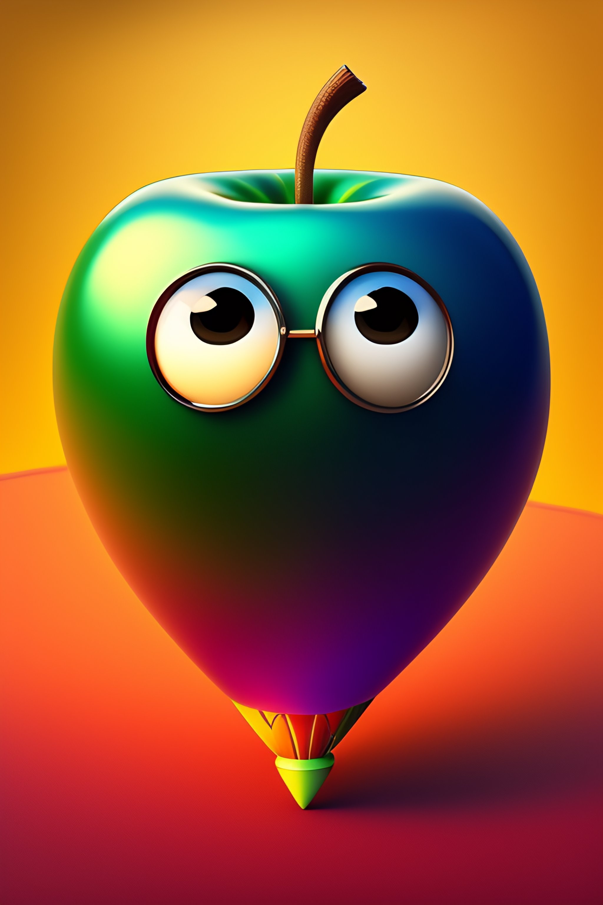 Lexica - Apple Pixar style
