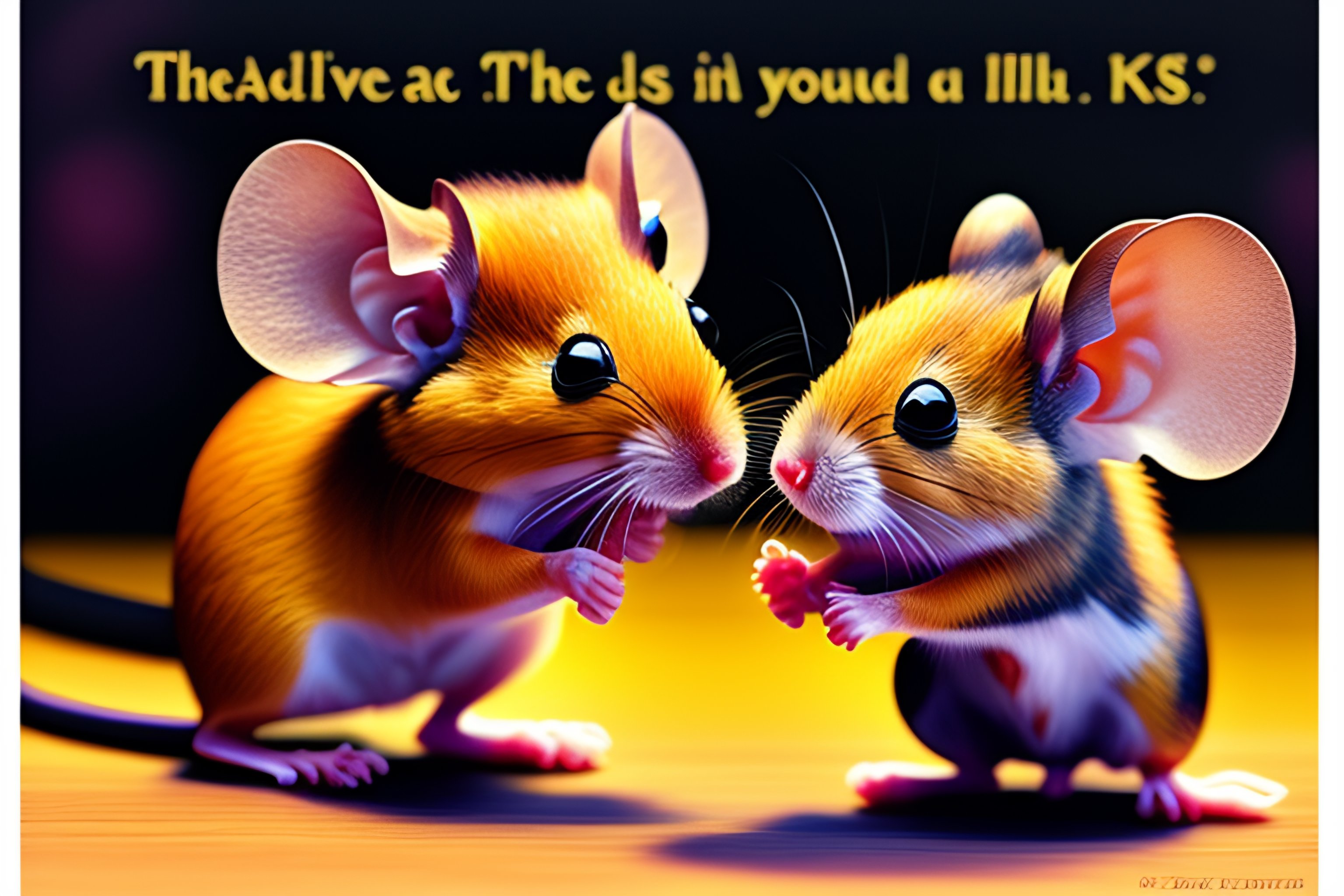 Lexica - The Mouse fight each over as Manga Book Cover