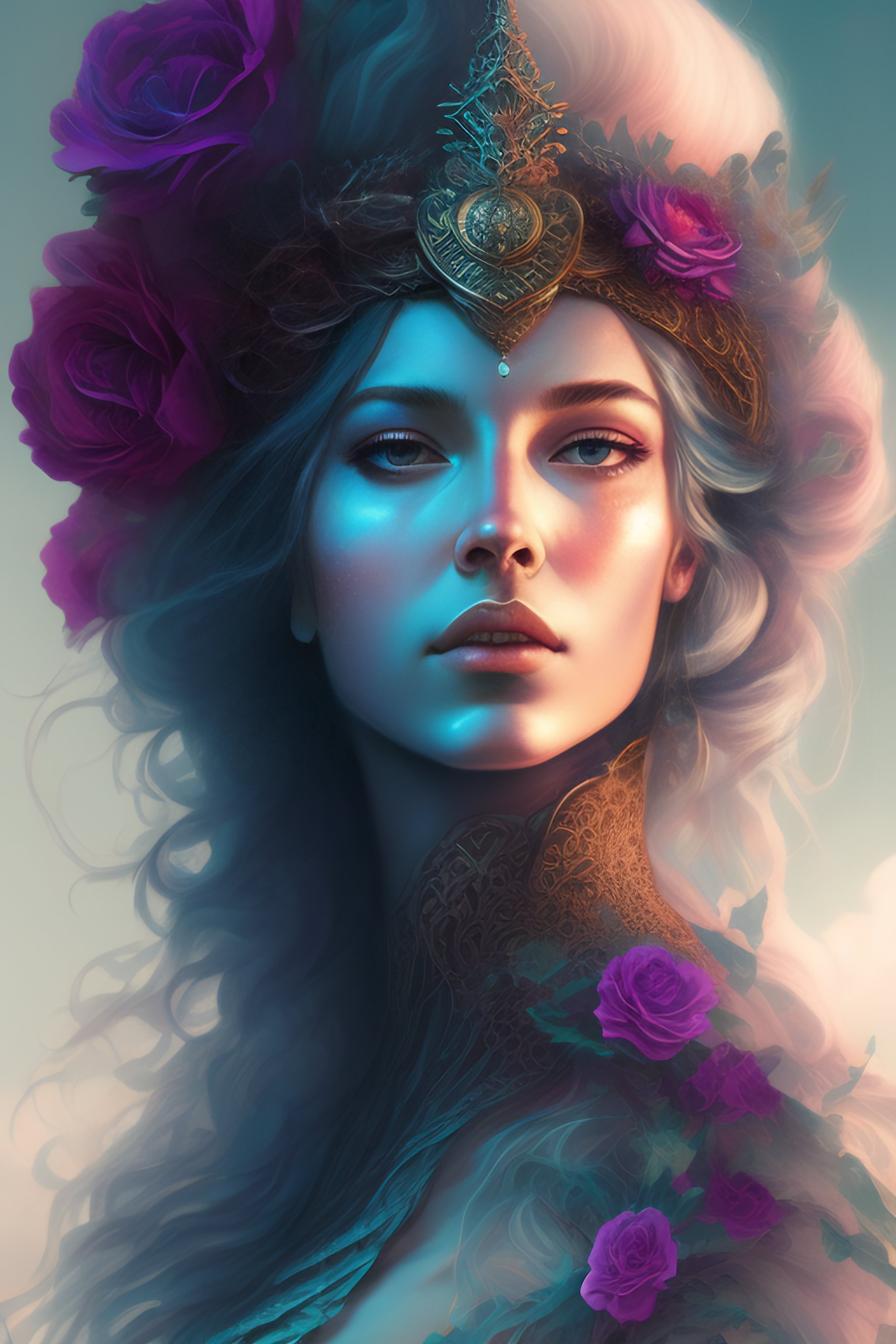 Lexica - A beautiful detailed front view portrait of a dead rotten ...