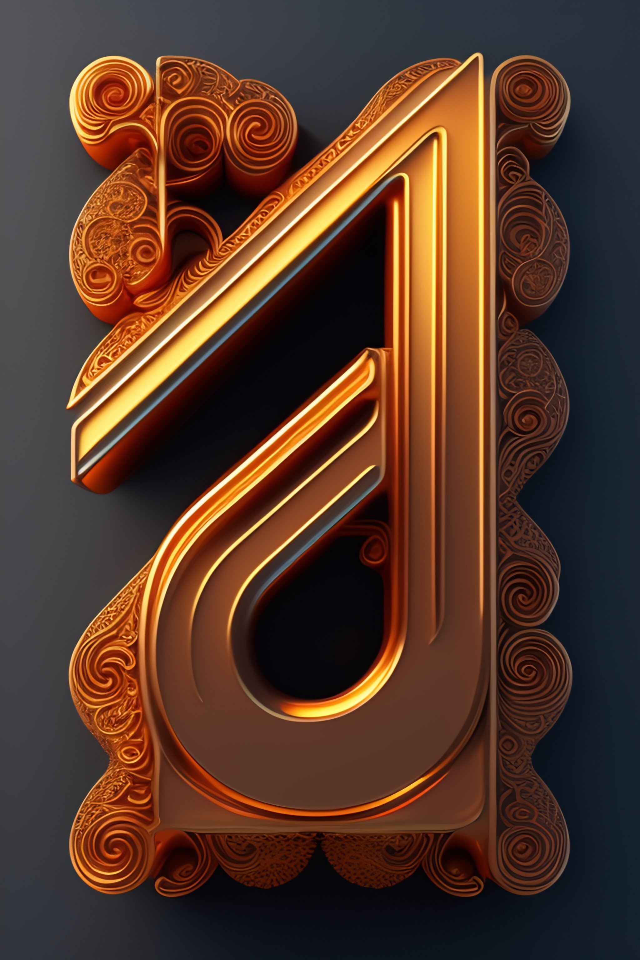 Lexica - Ultra detailed scifi design of the the letters "ZZ" in a ...