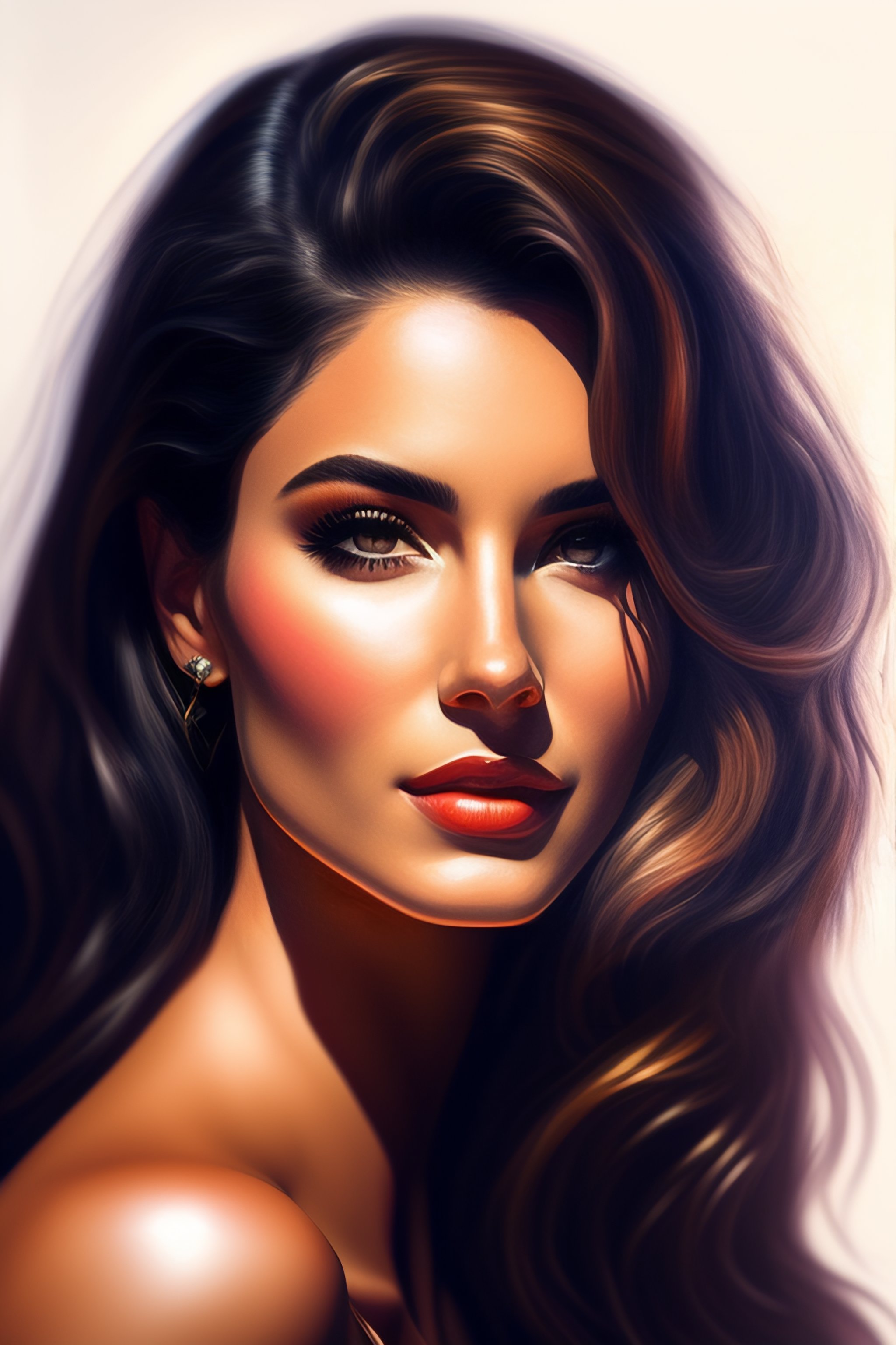 Lexica - ! dream drawing of a very beautiful woman, highly detailed ...