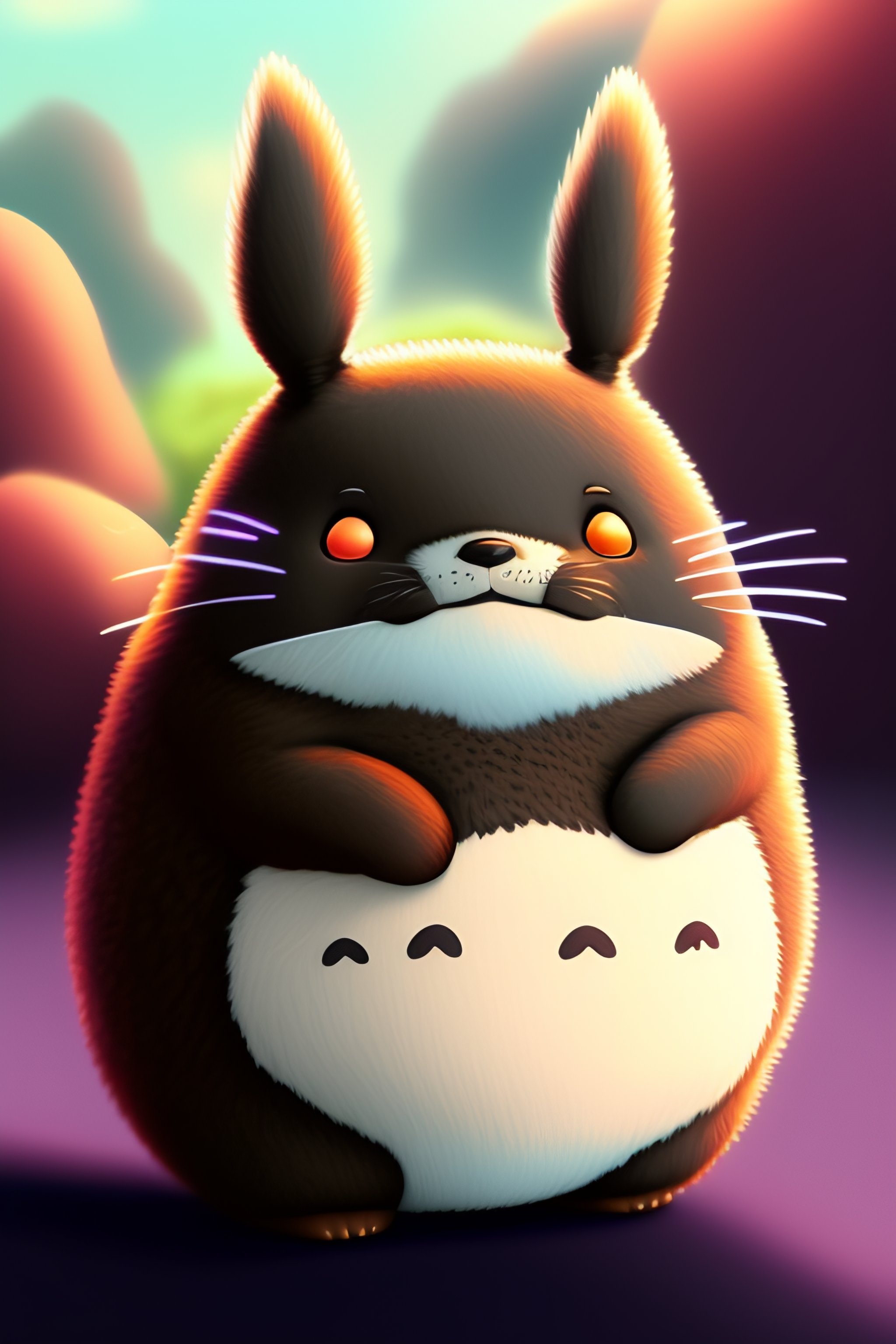 Cute Totoro Wallpaper