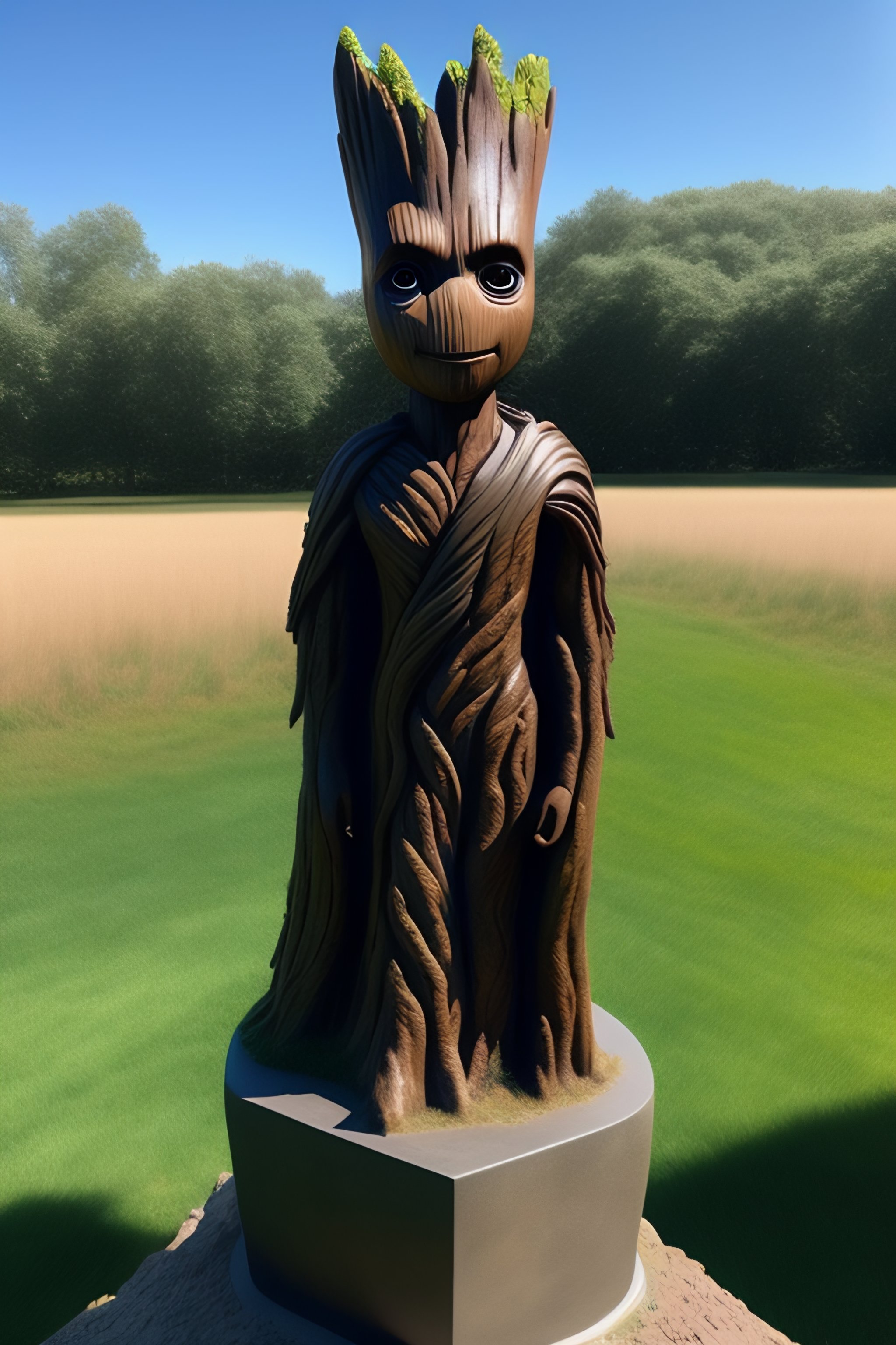 Lexica - Groot made out of stone