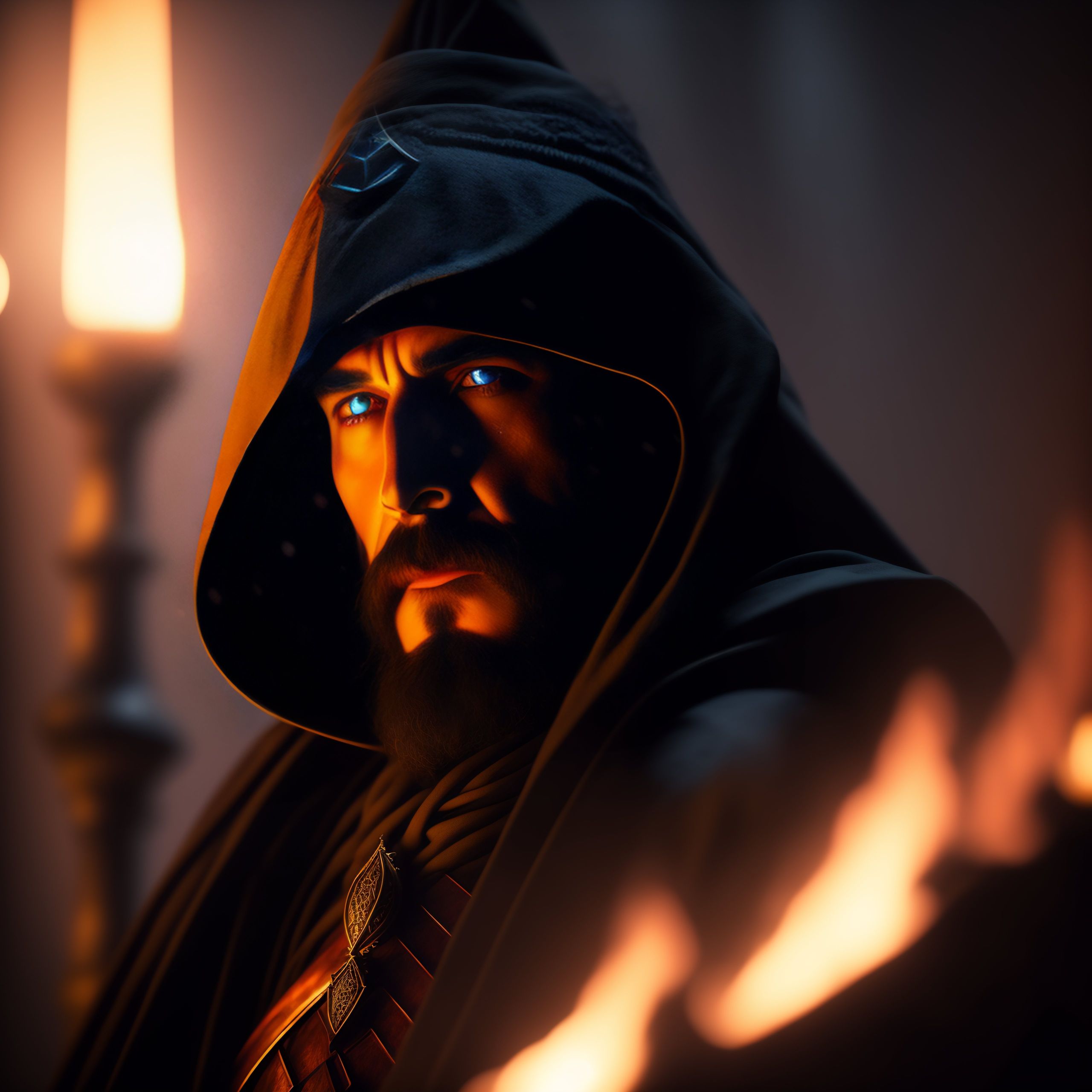 Lexica - Photo of a dark sorcerer from dungeons and dragons photorealitc 8k