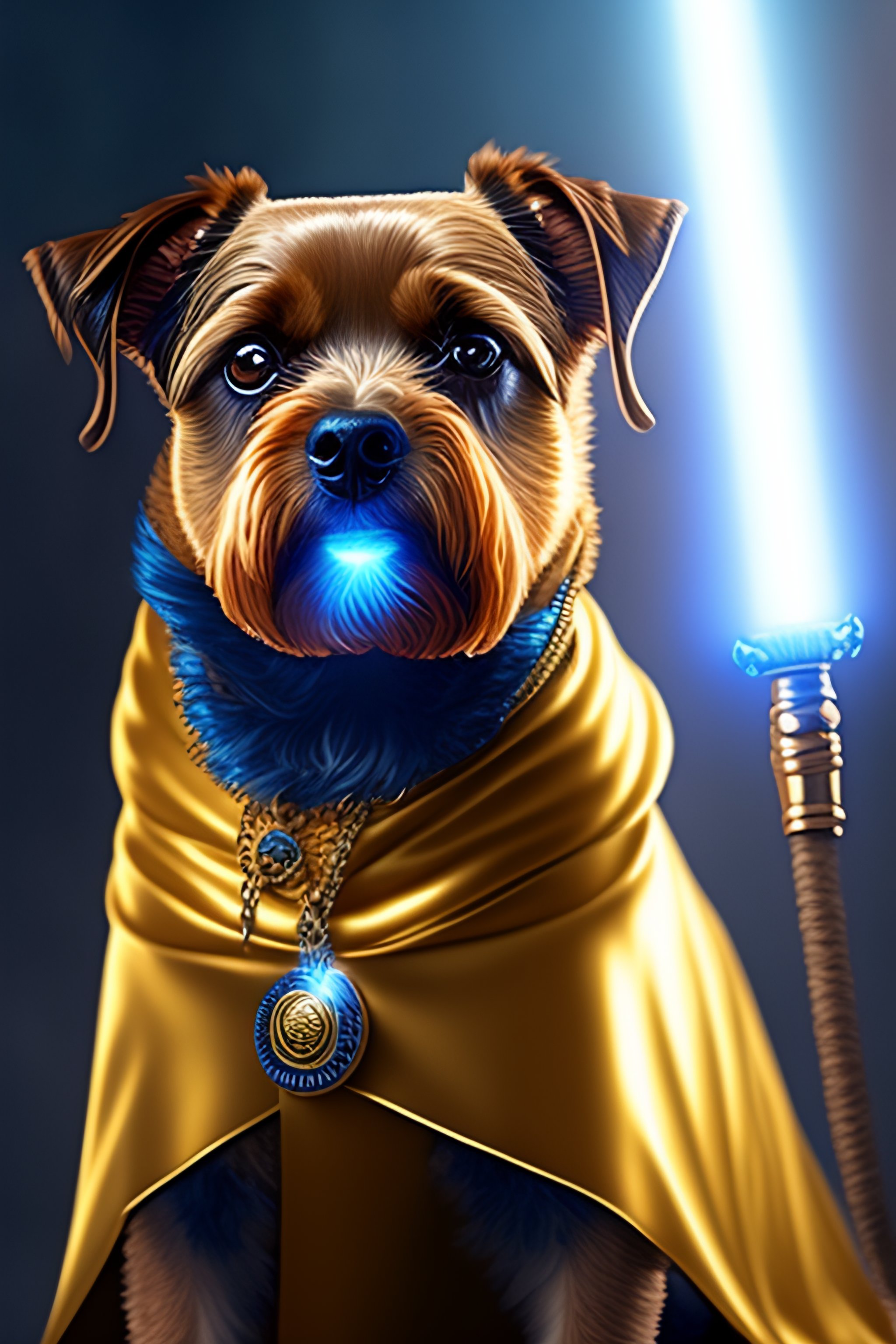 Lexica - Star Wars scene artificial intelligence ((border Terrier)) dog ...