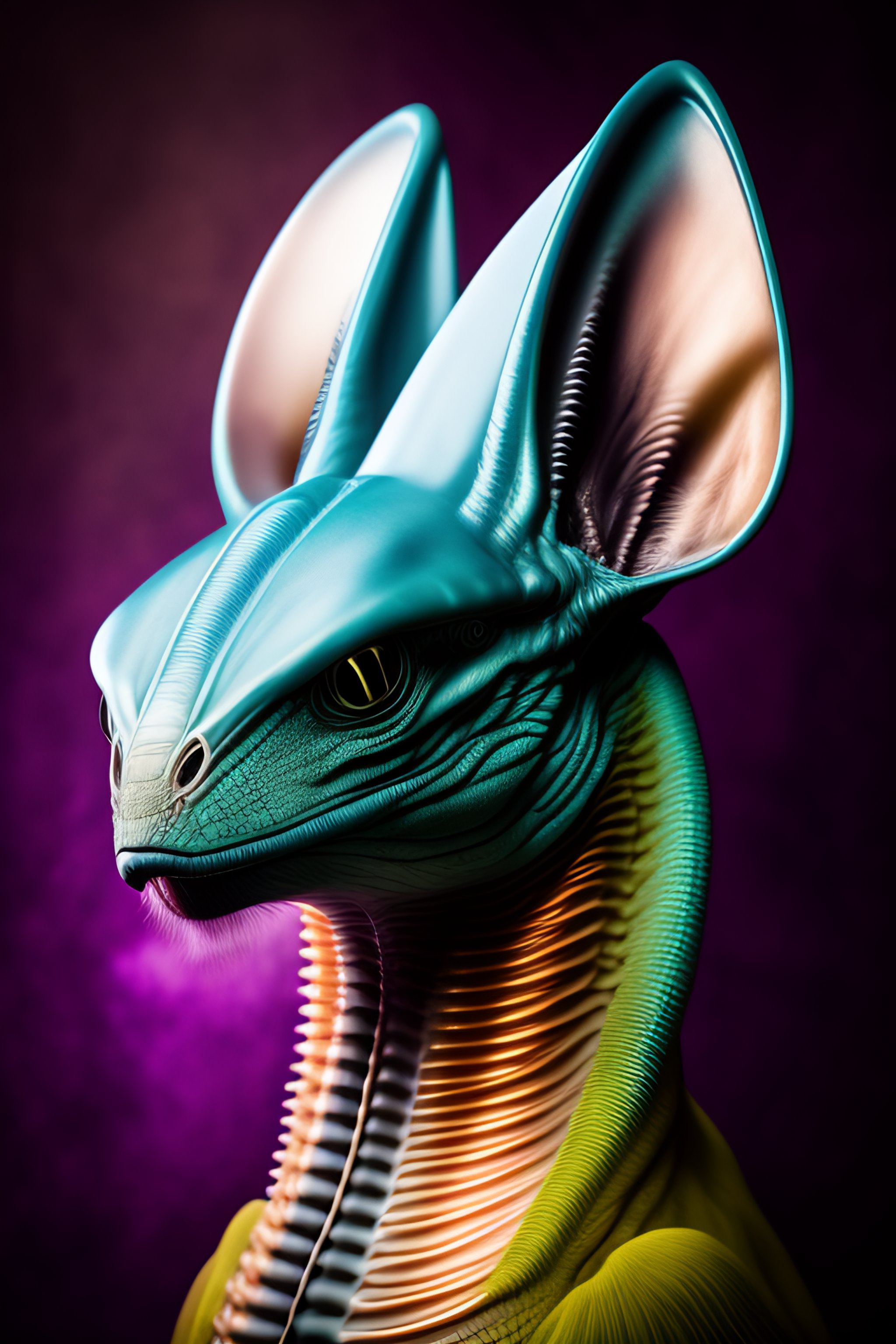 Lexica - Alien creature portrait, professional photography ...