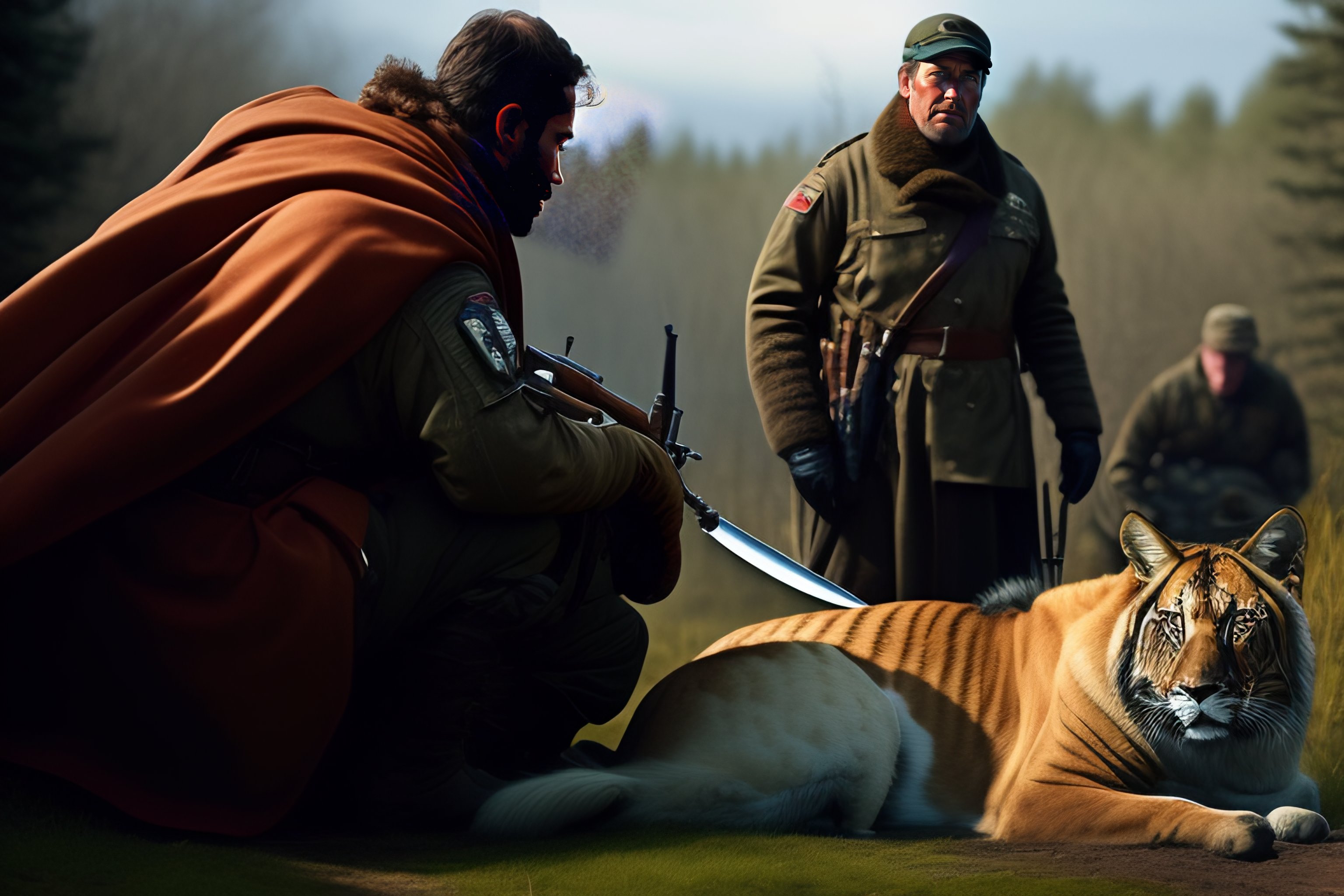 Lexica - During the battle, a drugged man, Hunter, cut his wife, also a ...