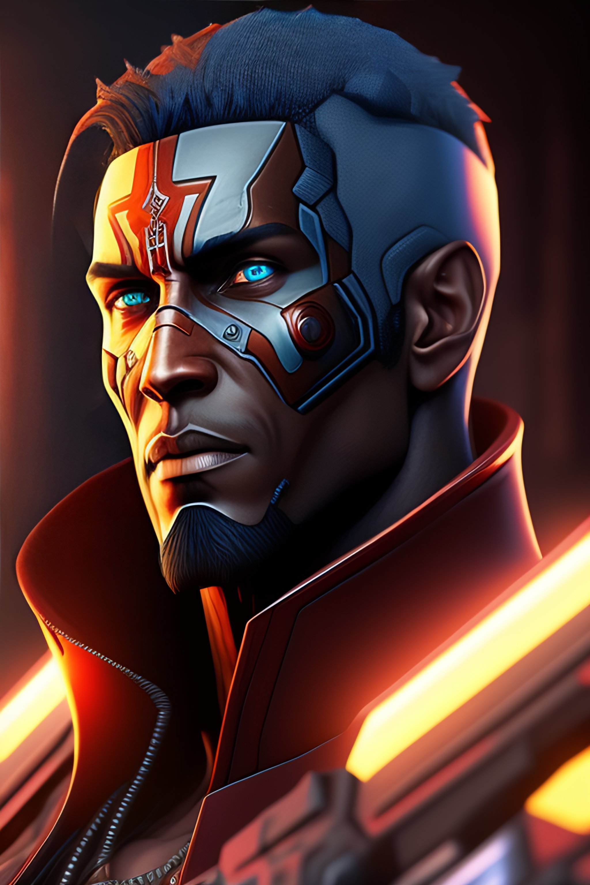 Lexica - A cel shaded of james cameron cyborg as borderlands ...